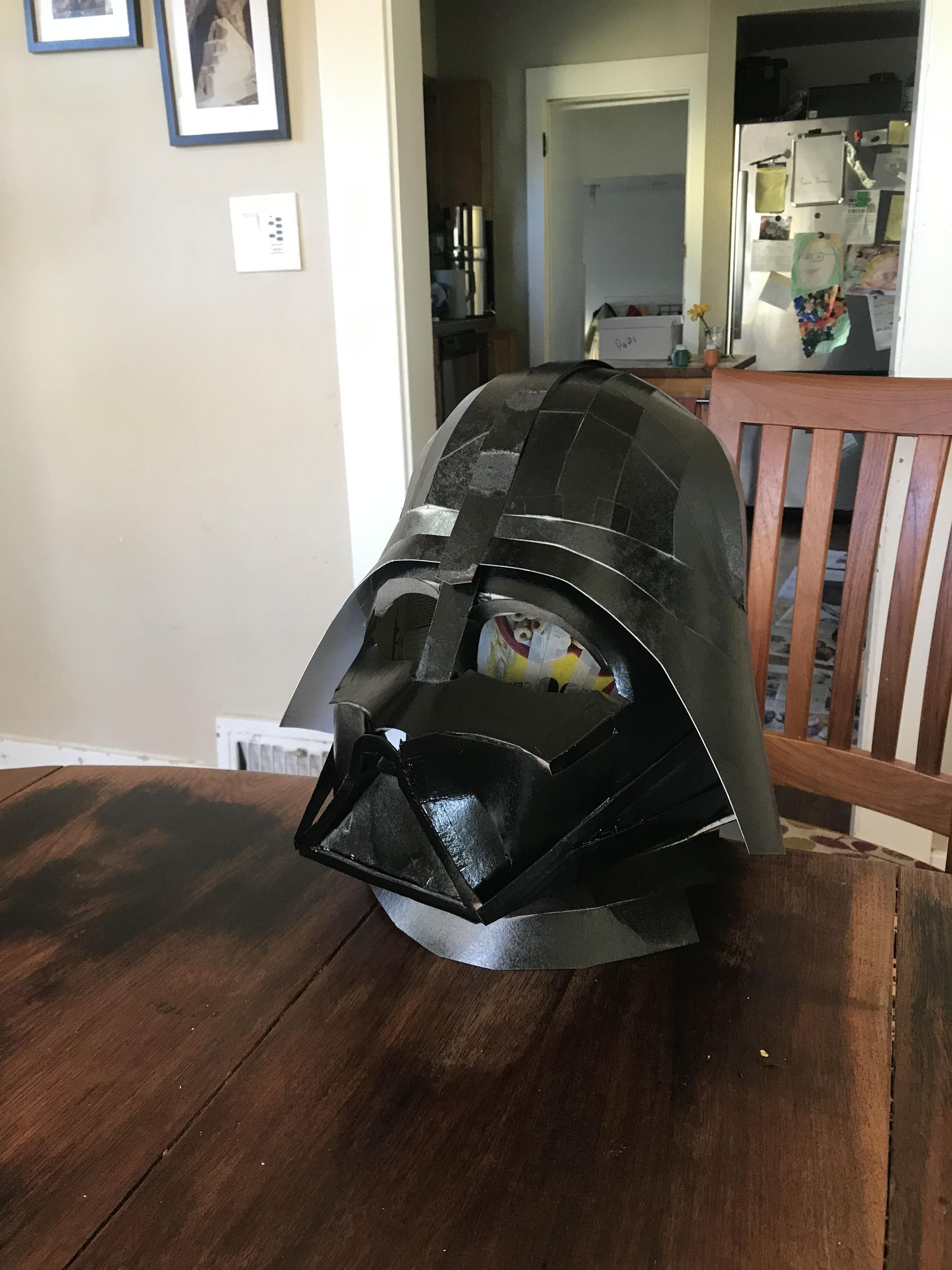 Cardboard Darth Vader Helmet : 6 Steps - Instructables