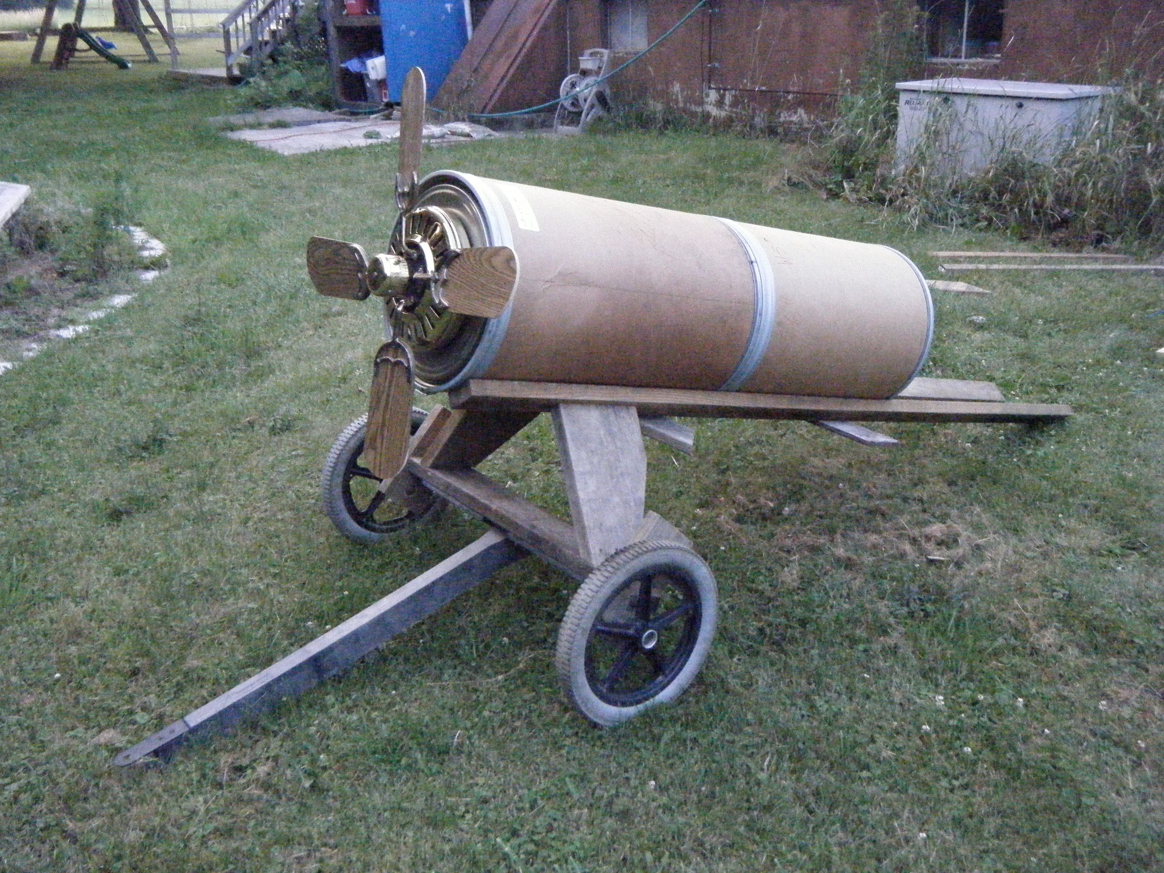 Cardboard Barrel Biplane. the Flyin' Lion : 23 Steps (with Pictures ...