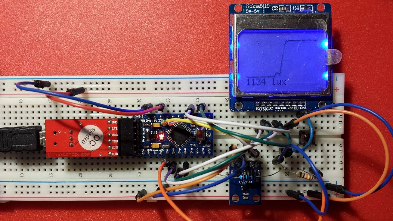 Mini Arduino Lux Meter : 6 Steps (with Pictures) - Instructables