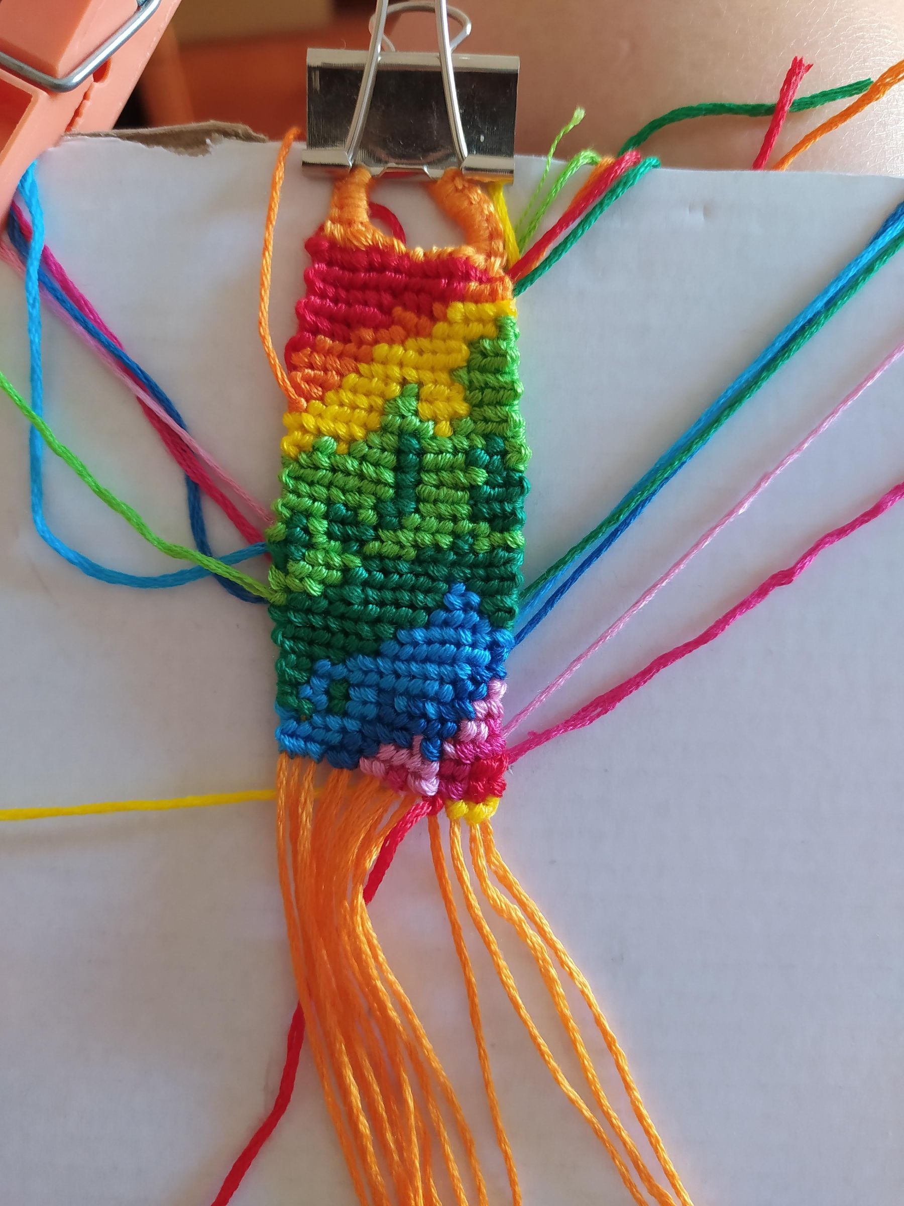 Alpha Pattern Macrame Bracelet: Spiral Tie Dye : 18 Steps (with ...