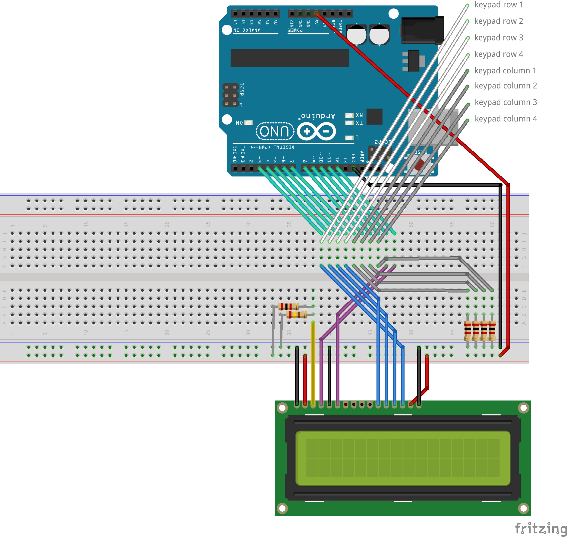 Replicating "Old-School" Texting With an Arduino, a 4x4 Numerical ...