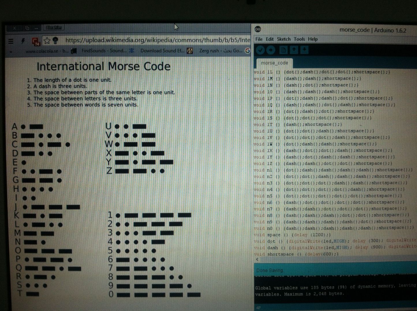 Morse Code With Arduino+LED : 3 Steps - Instructables