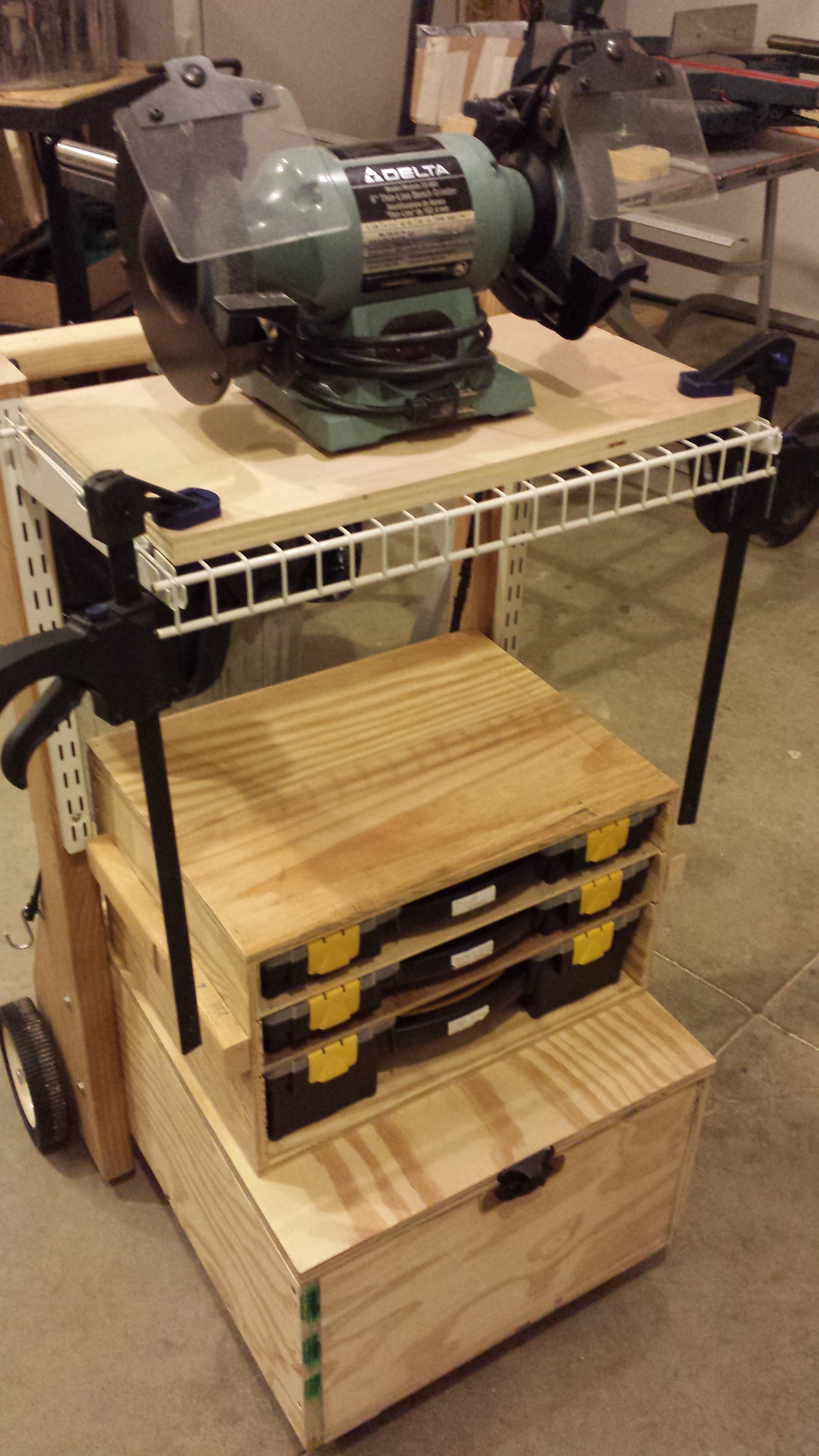 Mobile Toolbox and Work Station : 5 Steps - Instructables