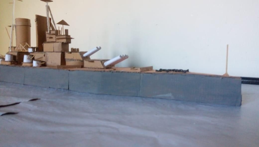 Cardboard Model Battleship Hms Prince Of Wales 19 Steps Instructables