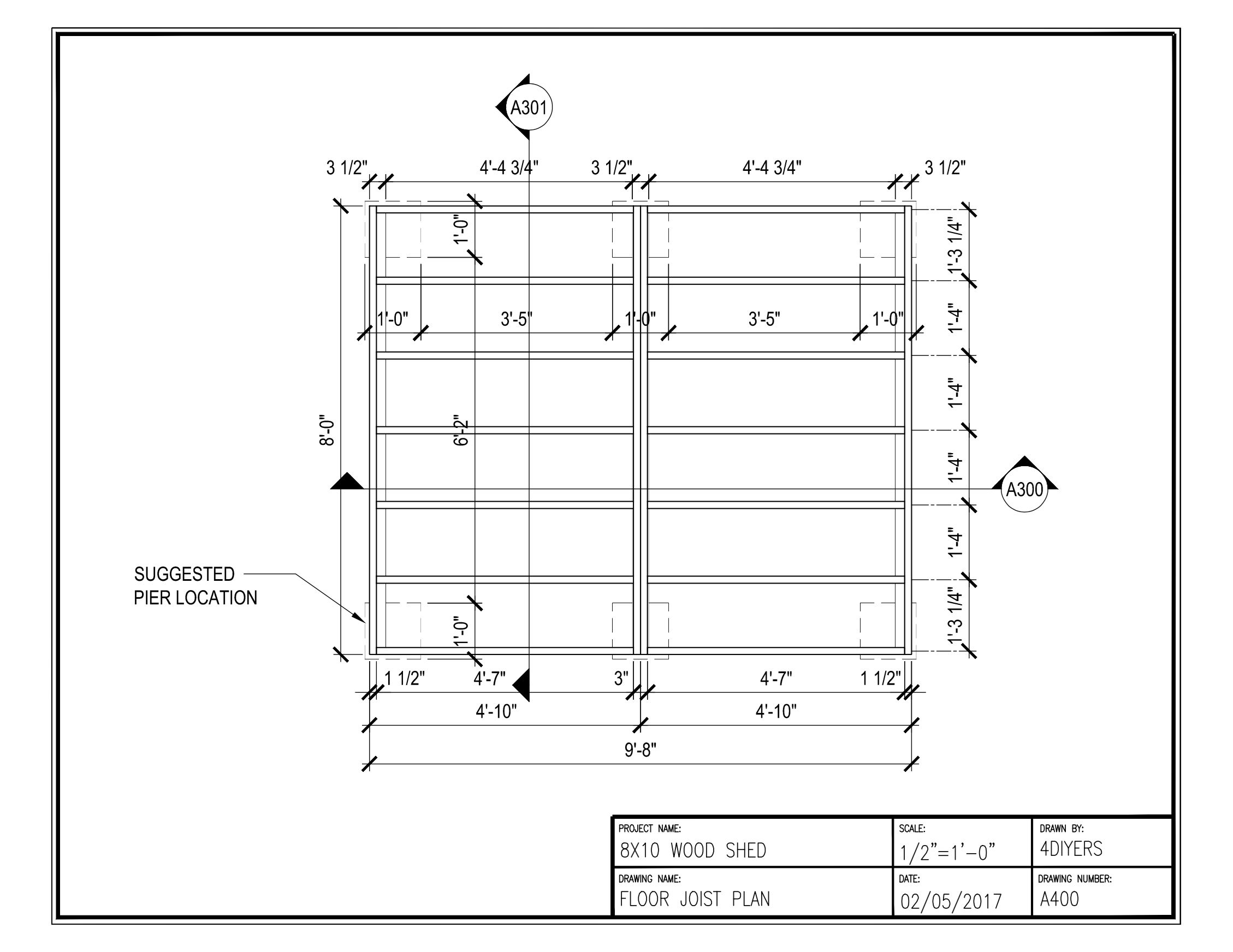 8x10 Shed Plans (Free) - Instructables