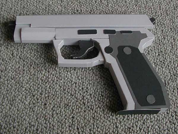How to Make a Paper Model Gun! : 10 Steps - Instructables