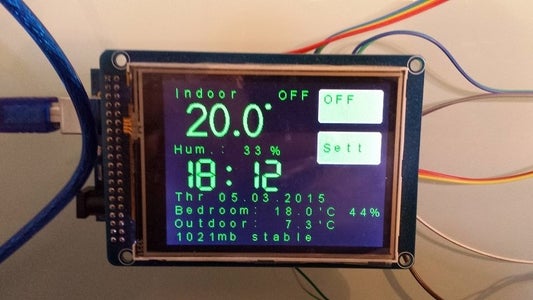 ESP8266 WiFi Touch Screen Thermostat : 4 Steps (with Pictures) - Instructables