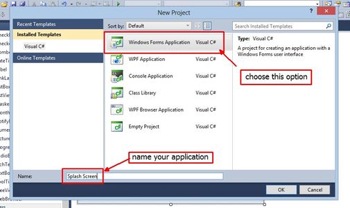 How to Create a Splash Screen in C# Visual Studio : 7 Steps - Instructables