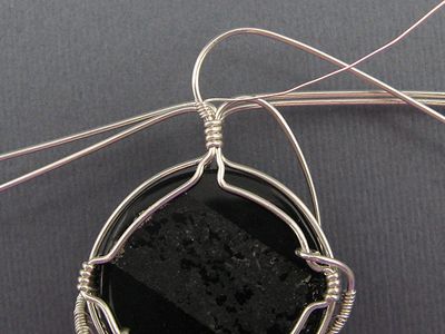 Carnival Pendant - Wire Weave Tutorial - Weaving Swirl Shapes : 118 ...