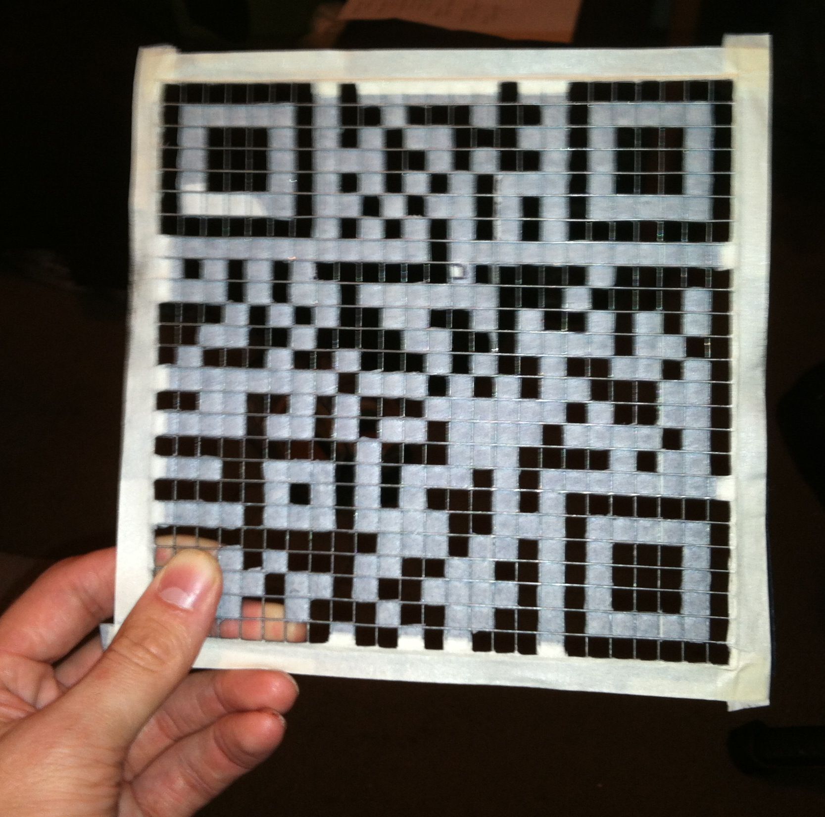 Simple QR Code Spray Paint Stencil : 7 Steps (with Pictures ...