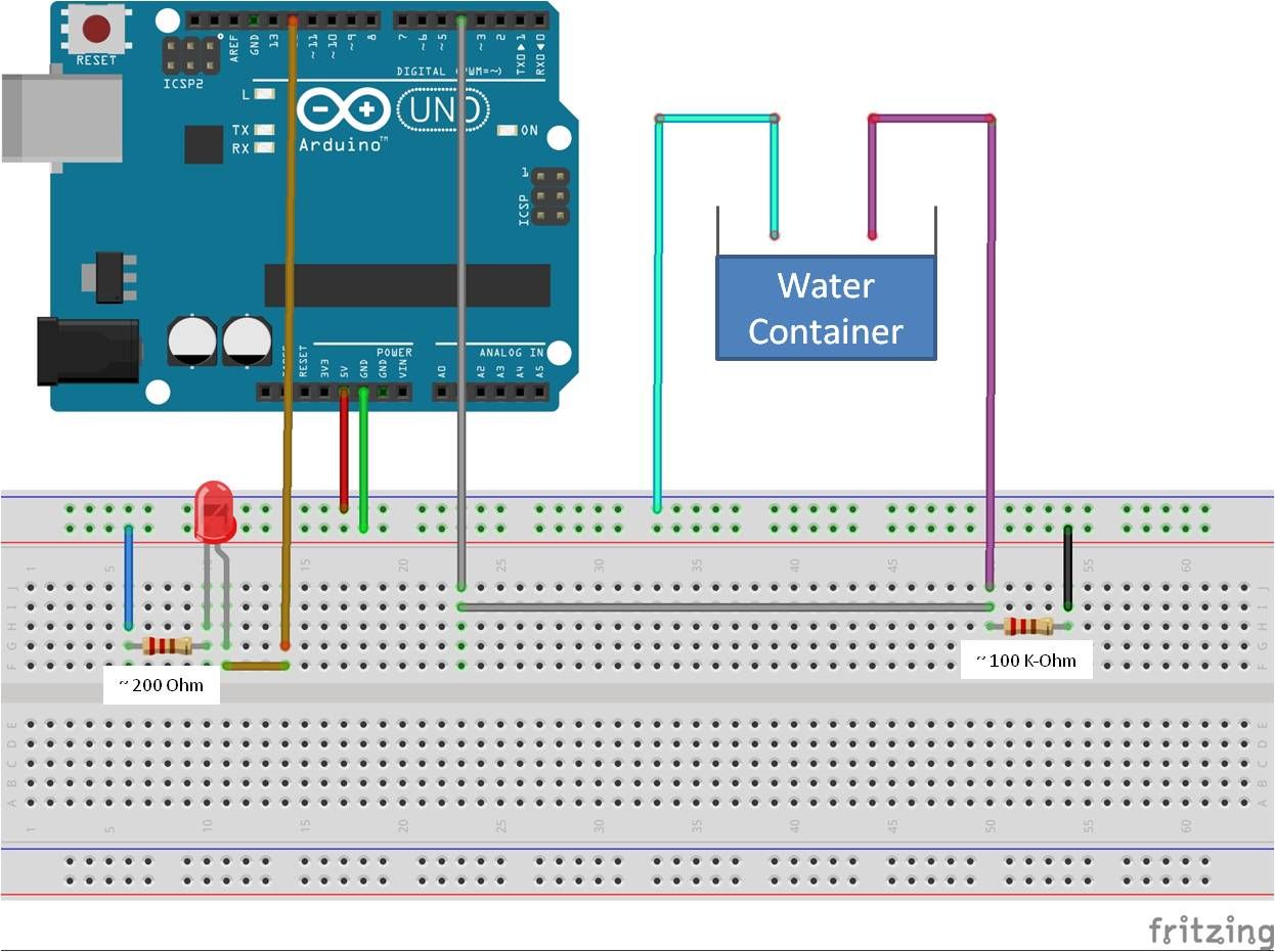Water Level Alarm Using Arduino - Instructables