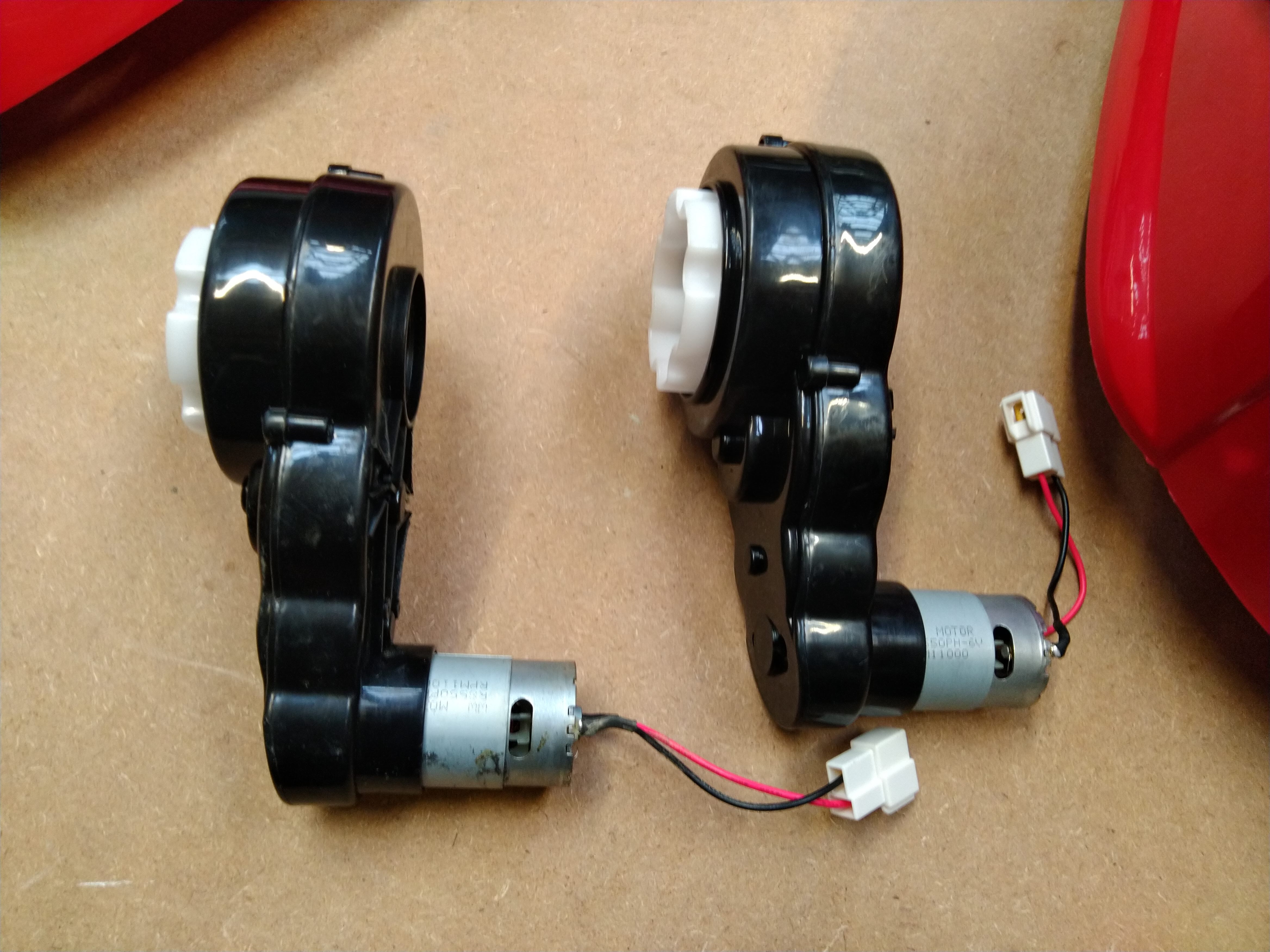 Converting 6v Power Wheels to 12v With Dual Gearboxes : 5 Steps ...
