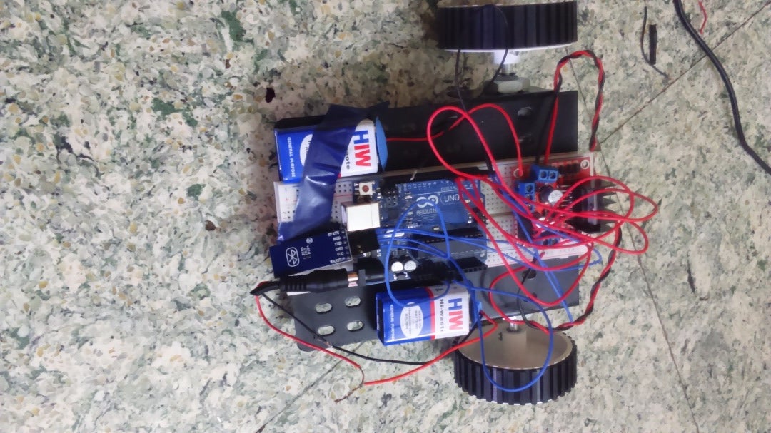 Build a Simple Robot Using a Arduino and L293 (H-Bridge) : 6 Steps ...