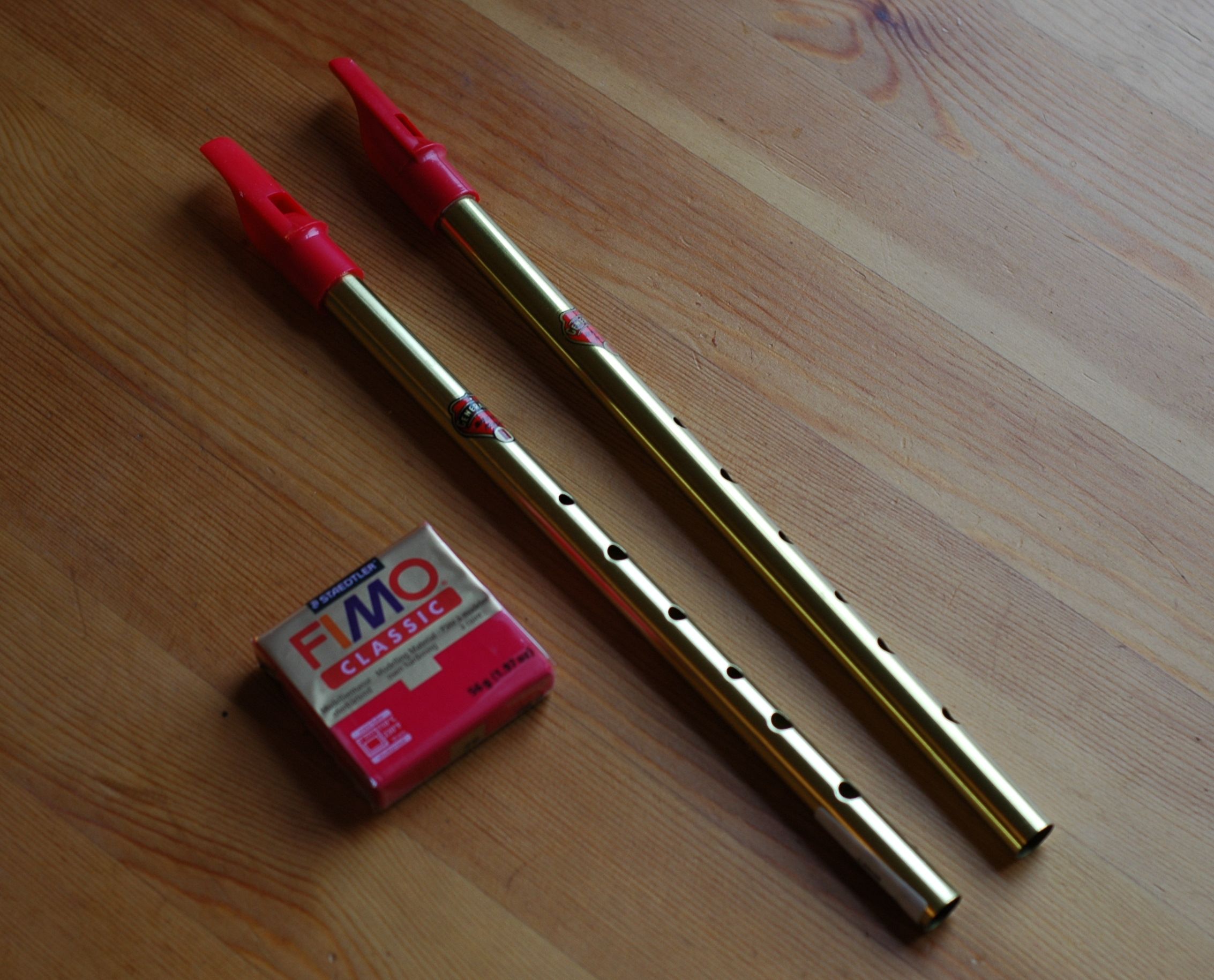 Double Flute From Two Penny Whistles : 3 Steps (with Pictures ...
