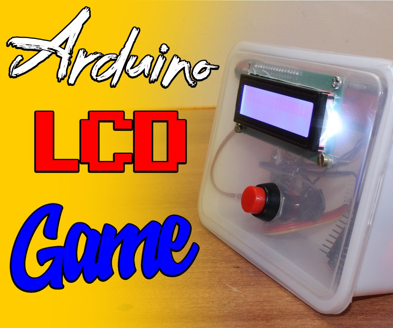 Arduino LCD Stick Man Game! : 9 Steps (with Pictures) - Instructables