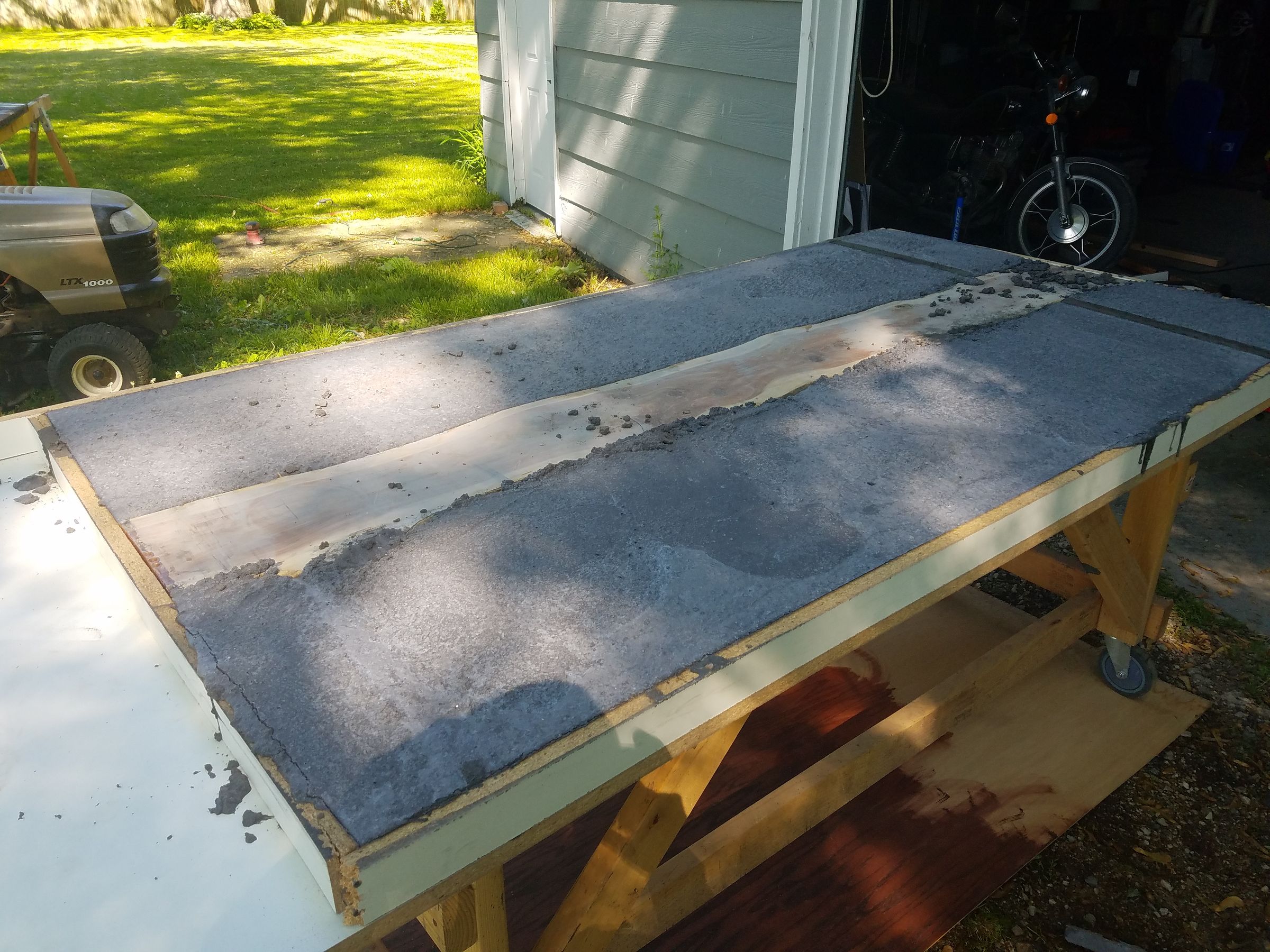 Concrete and Wood Slab Table : 6 Steps (with Pictures) - Instructables