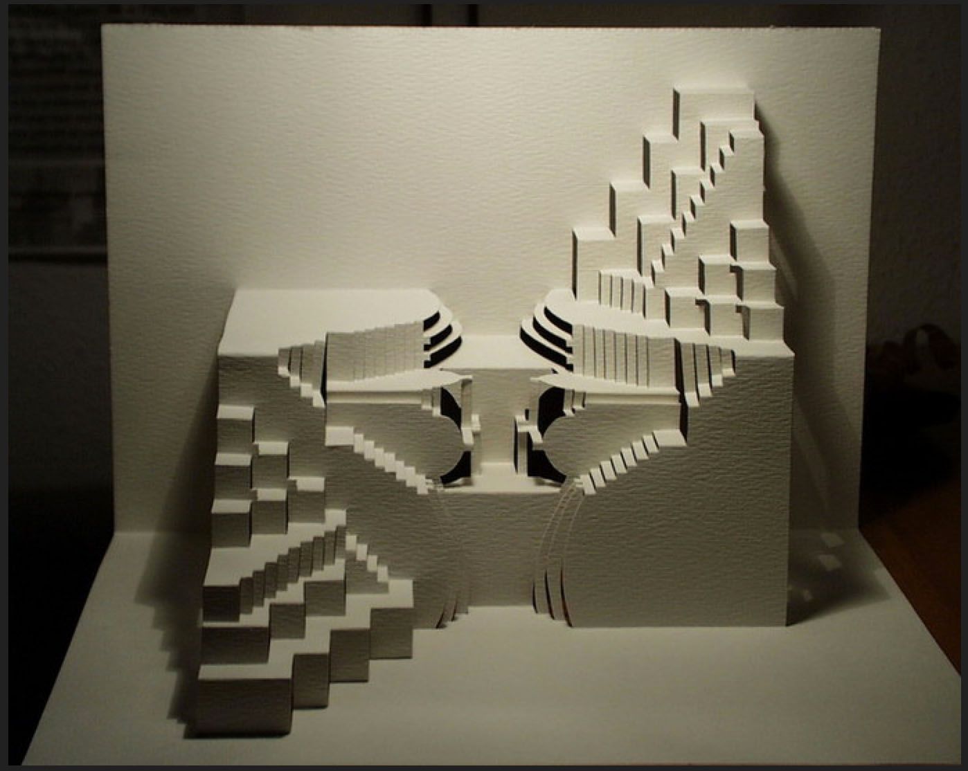 Kirigami Simple Escher Staircase : 8 Steps - Instructables