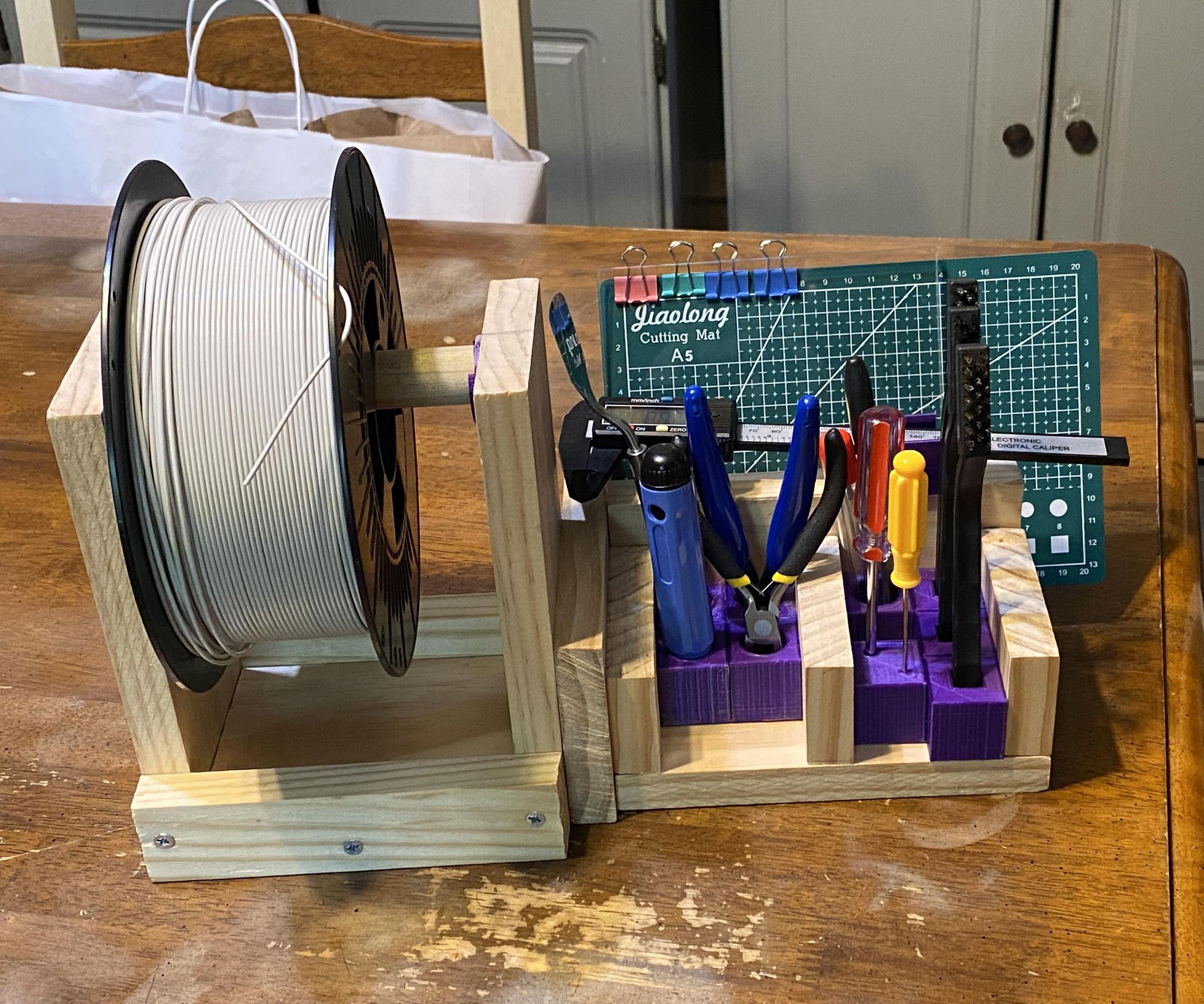 3D Printer Tool/Spool Holder : 7 Steps (with Pictures) - Instructables