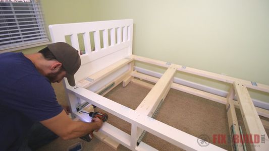 DIY Bed With Storage : 10 Steps (with Pictures) - Instructables