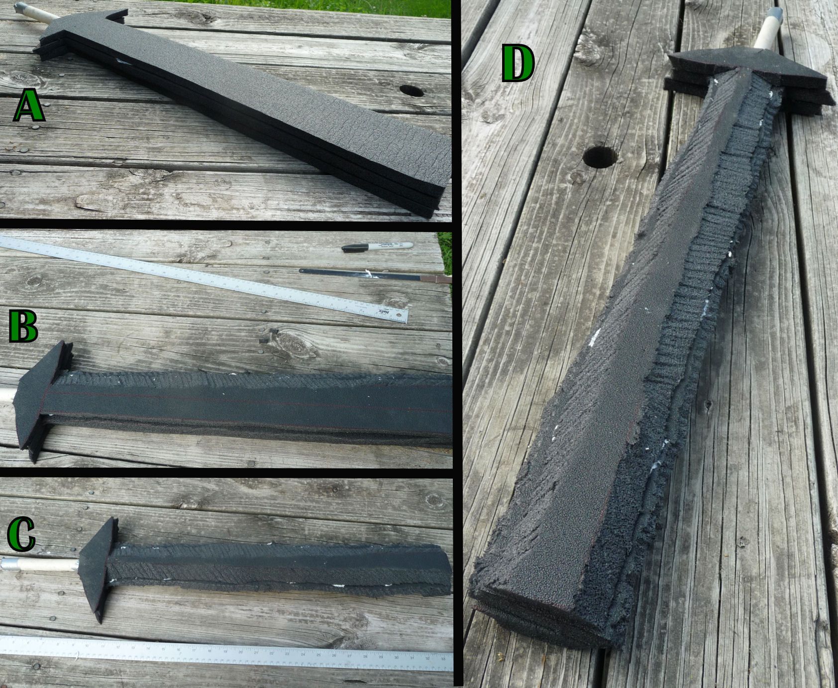 How to Make a Safe and Sturdy Boffer Sword : 12 Steps - Instructables