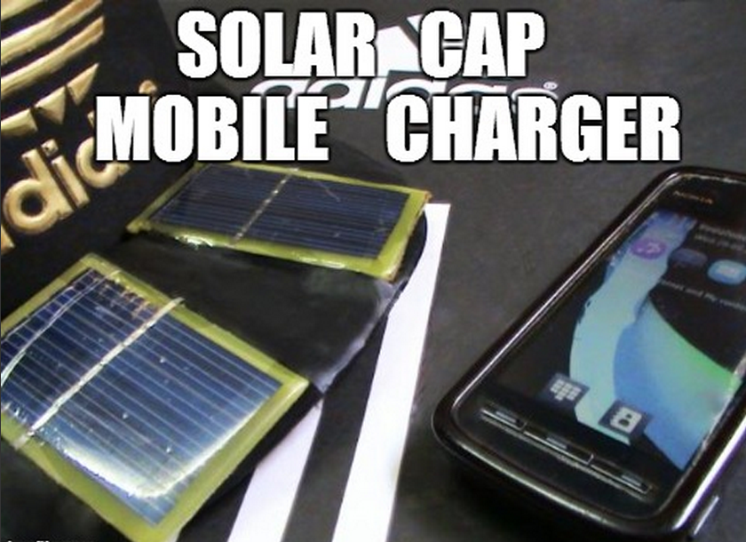 SOLAR CAP MOBILE CHARGER : 4 Steps - Instructables