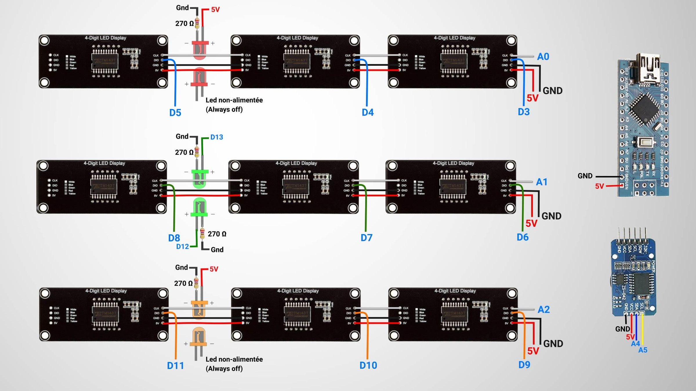 Futuristic Clock BTTF Style : 14 Steps (with Pictures) - Instructables