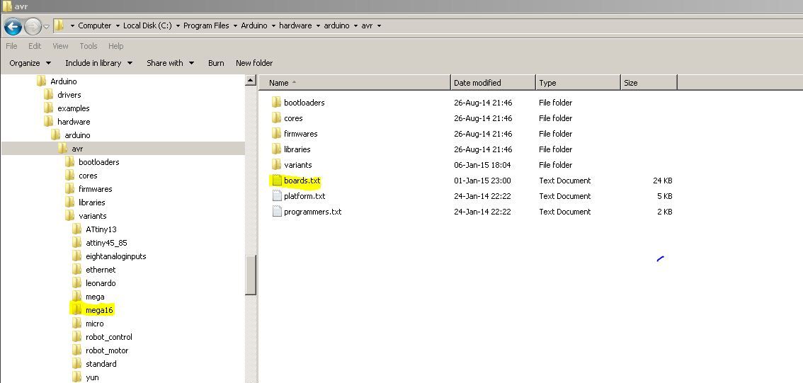 Programming ATmega16A Using Arduino IDE : 4 Steps - Instructables