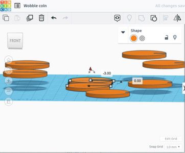 Wobble Coin Using Tinkercad for 3D Printing : 10 Steps (with Pictures ...