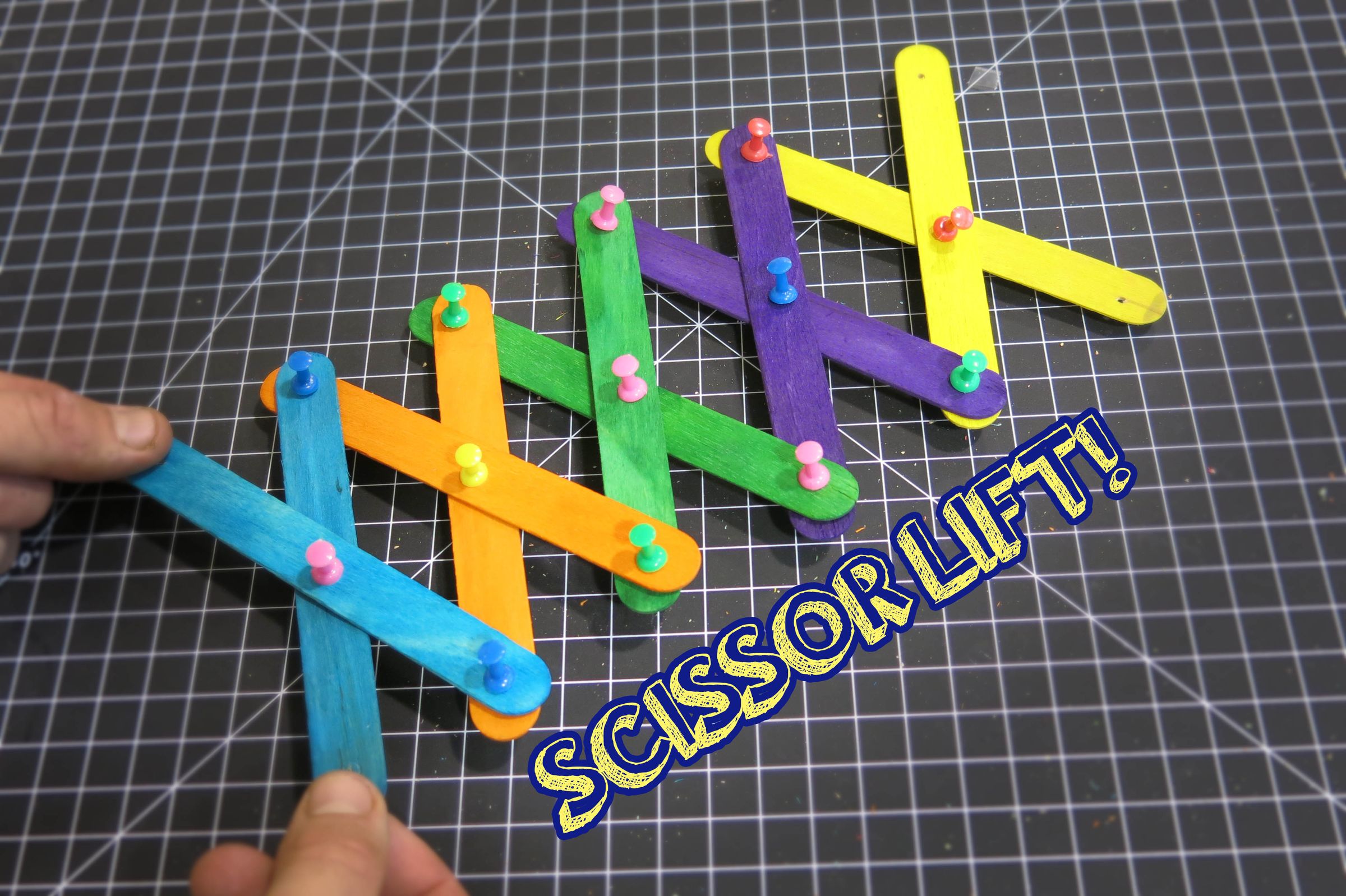 Scissor Lift (by Craft Sticks!) : 4 Steps (with Pictures) - Instructables