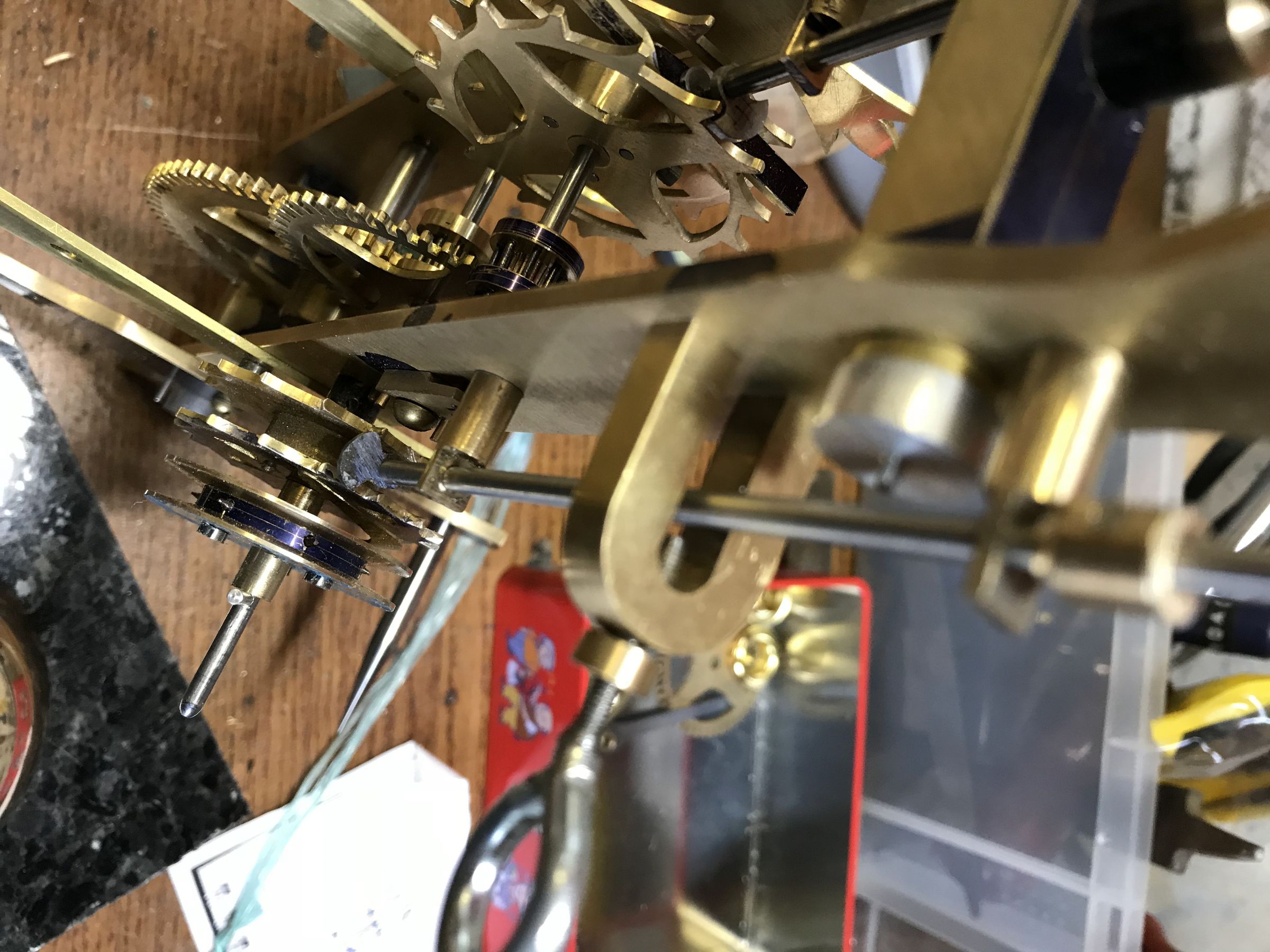 Making a Wall Hanging Brass Mechanical Alarm Clock in the Home Machine ...