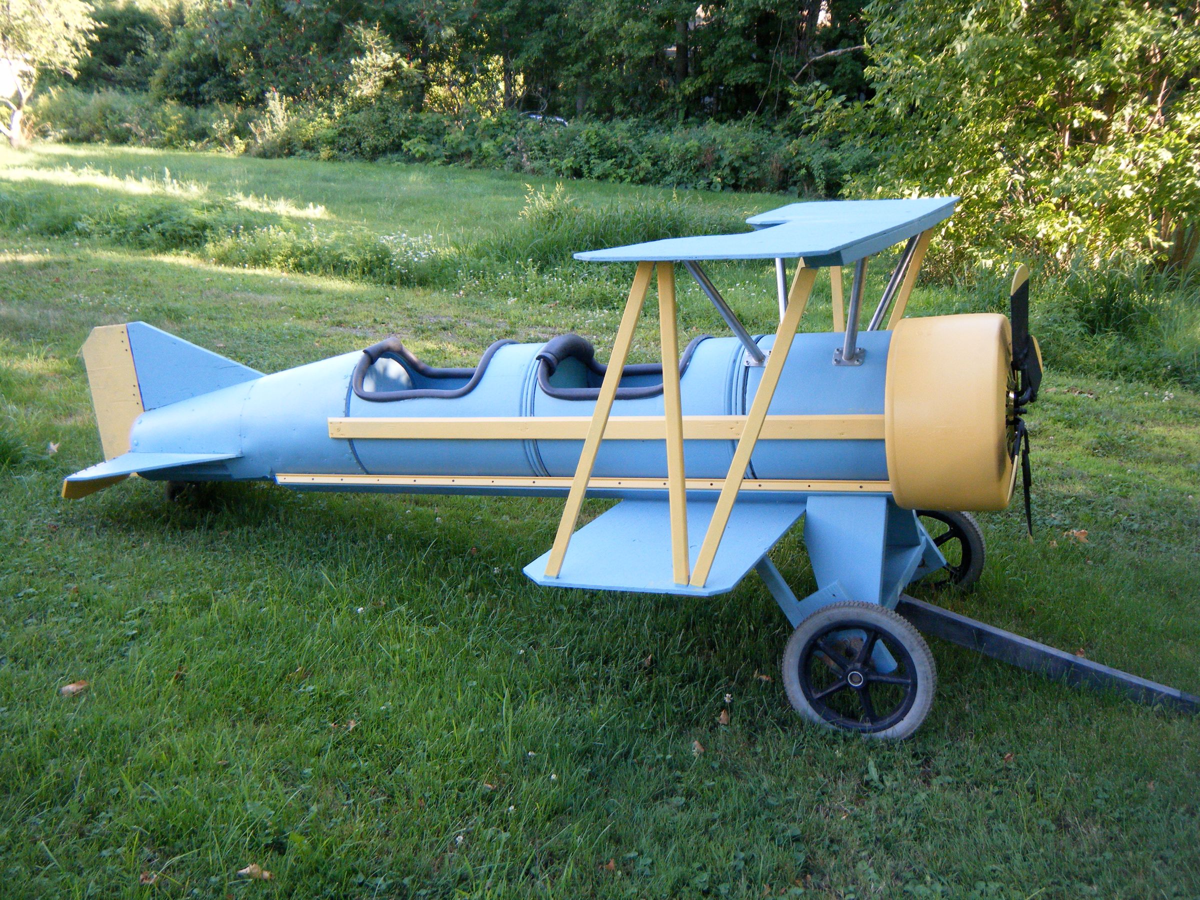 Cardboard Barrel Biplane. the Flyin' Lion : 23 Steps (with Pictures ...