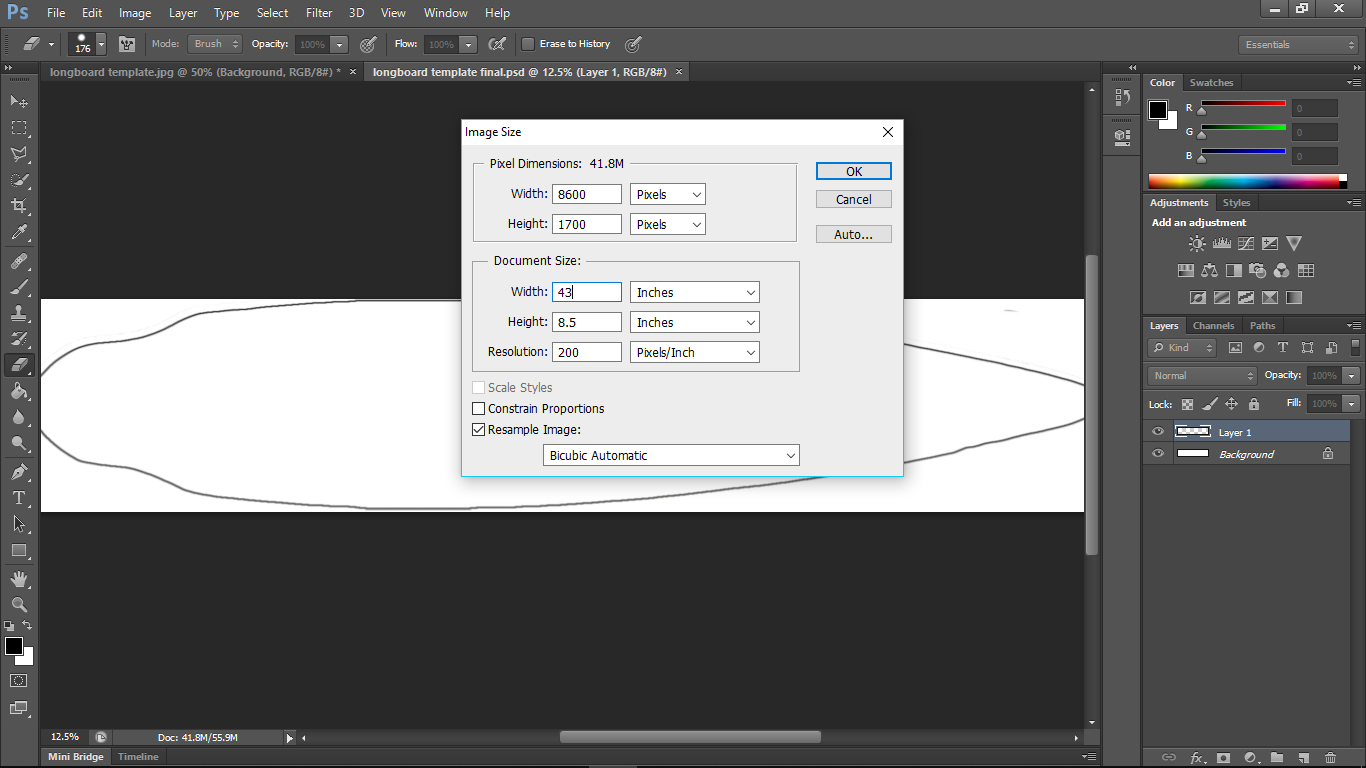 Rainbow Glow in the Dark Longboard Made With Wood and Epoxy : 11 Steps ...