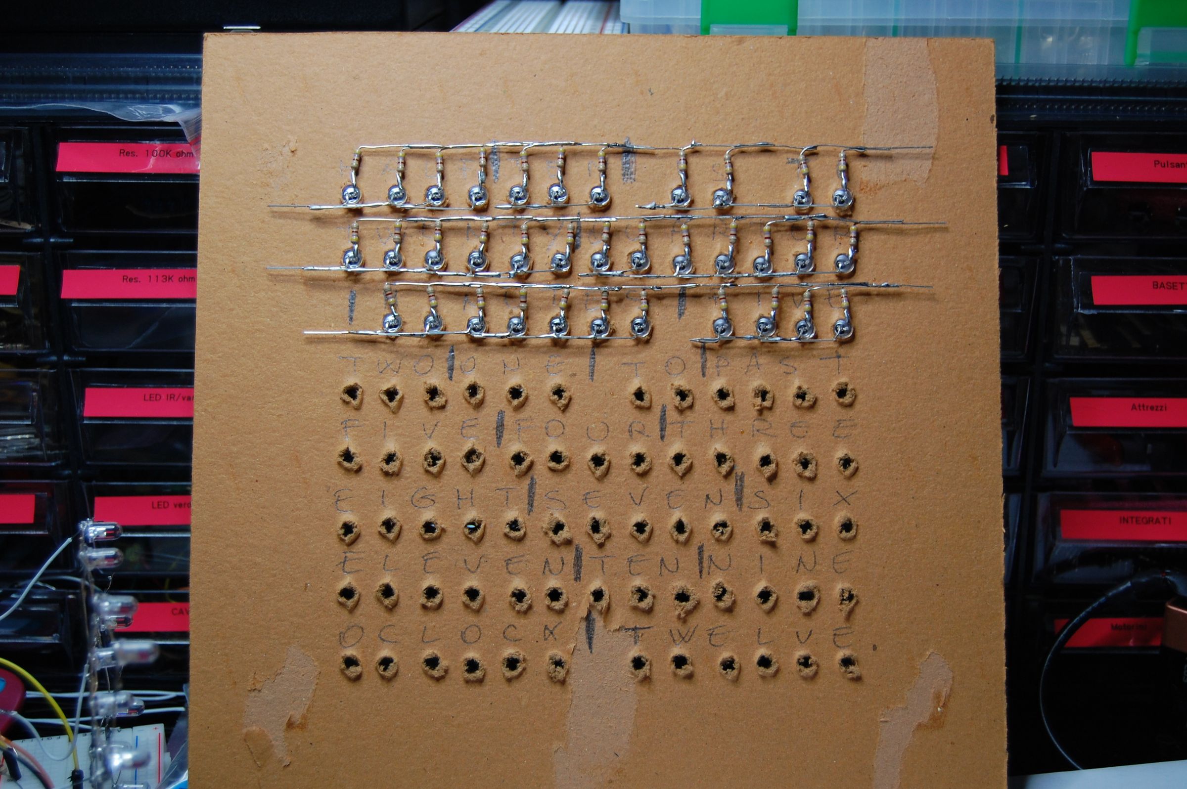 My Arduino WordClock : 15 Steps (with Pictures) - Instructables