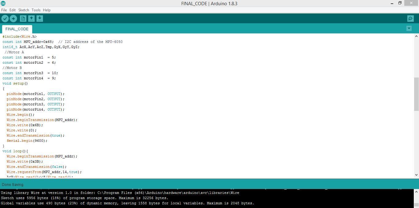 Diy Gyroscope Controlled Robot Using Arduino (In 4 Steps)- : 4 Steps ...
