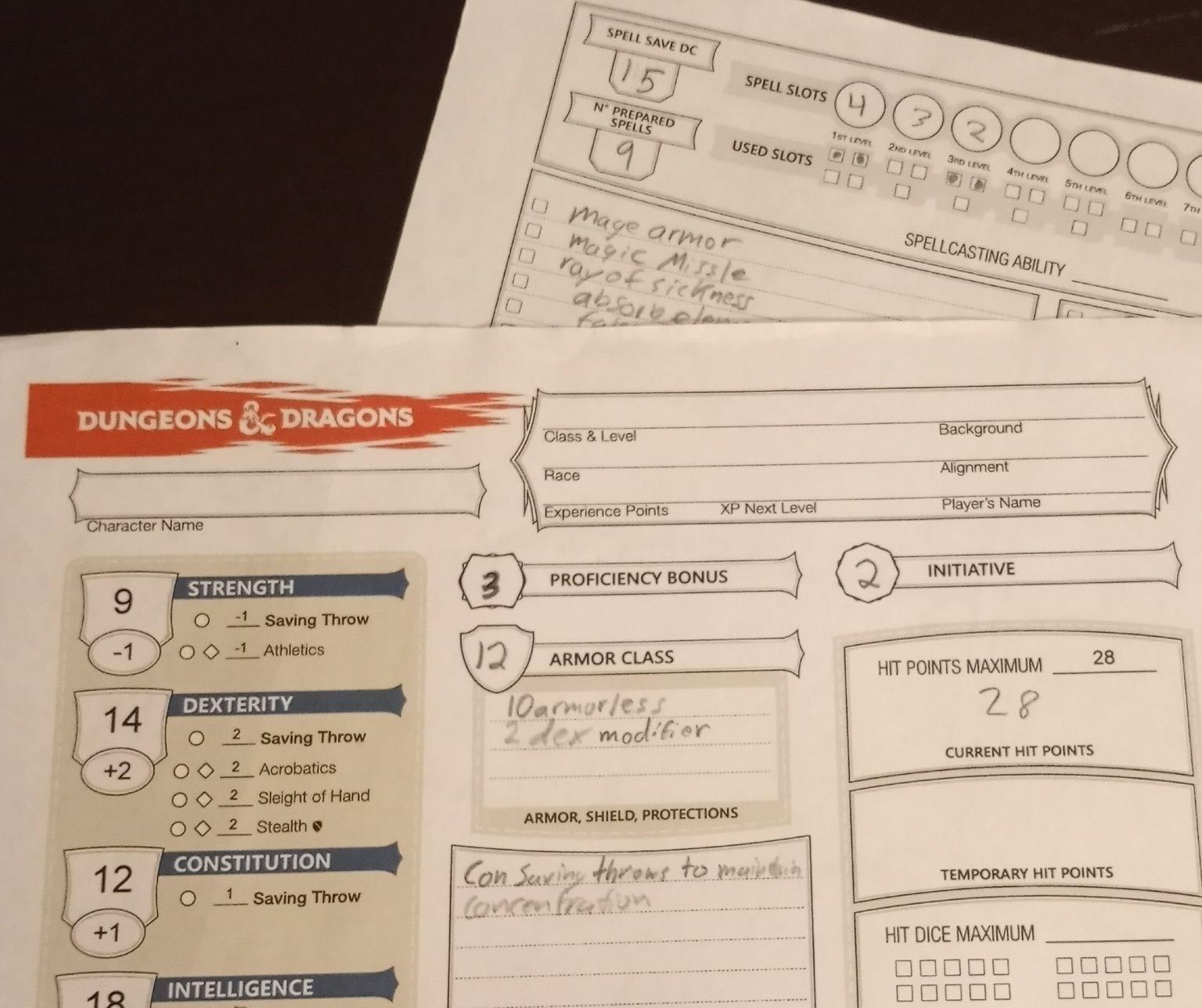 How to Make a D&D 5e Character Sheet. : 17 Steps (with Pictures ...