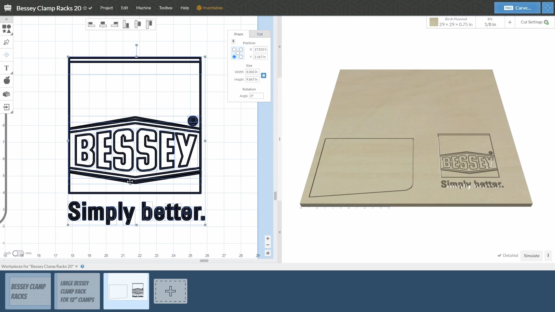 Bessey Clamp Racks With Epoxy Logos : 9 Steps (with Pictures ...