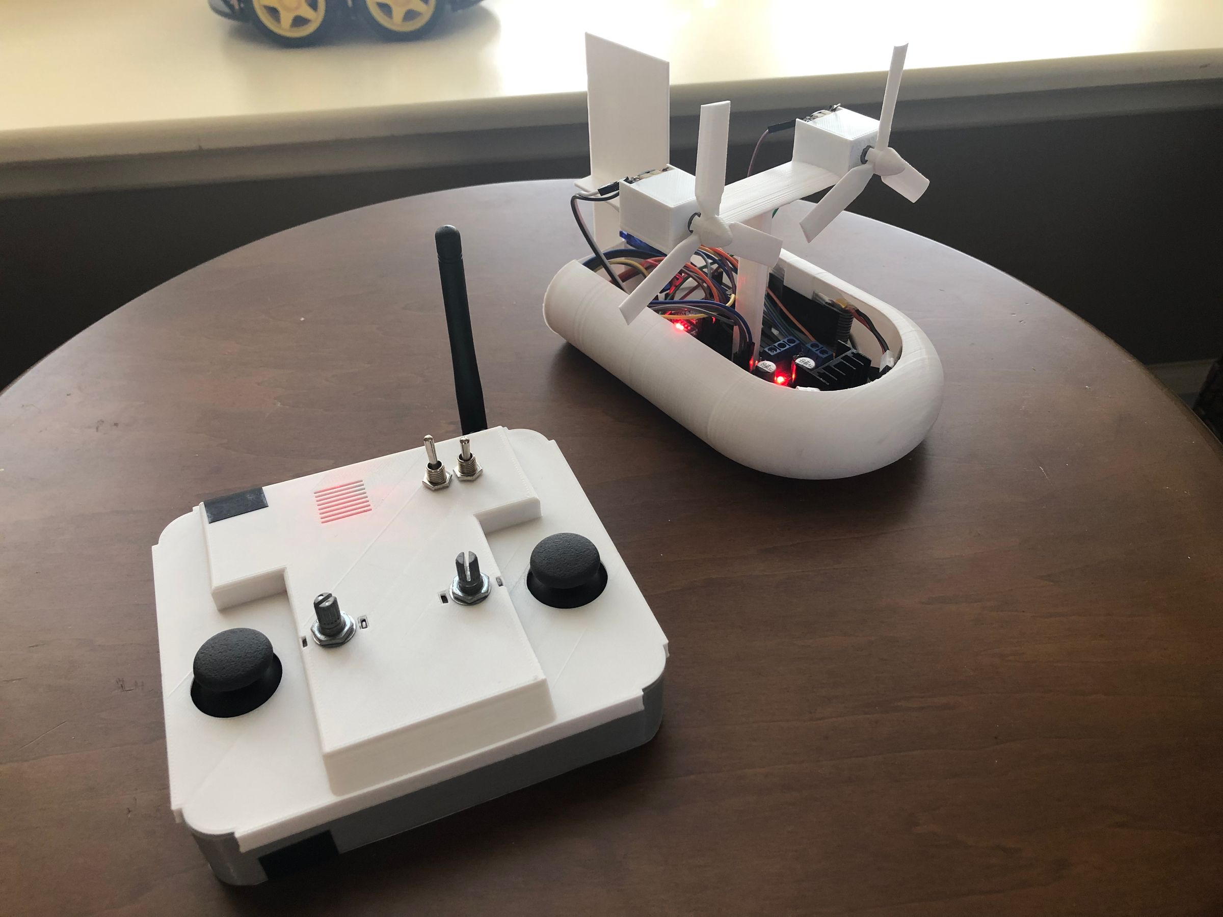 3D Printed Arduino RC Airboat With Controller : 6 Steps (with Pictures ...