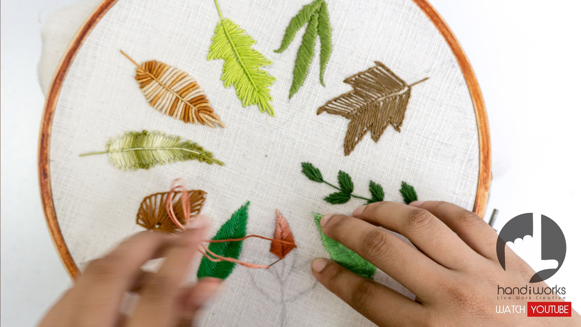 10 Hand Embroidery Leaves - Instructables