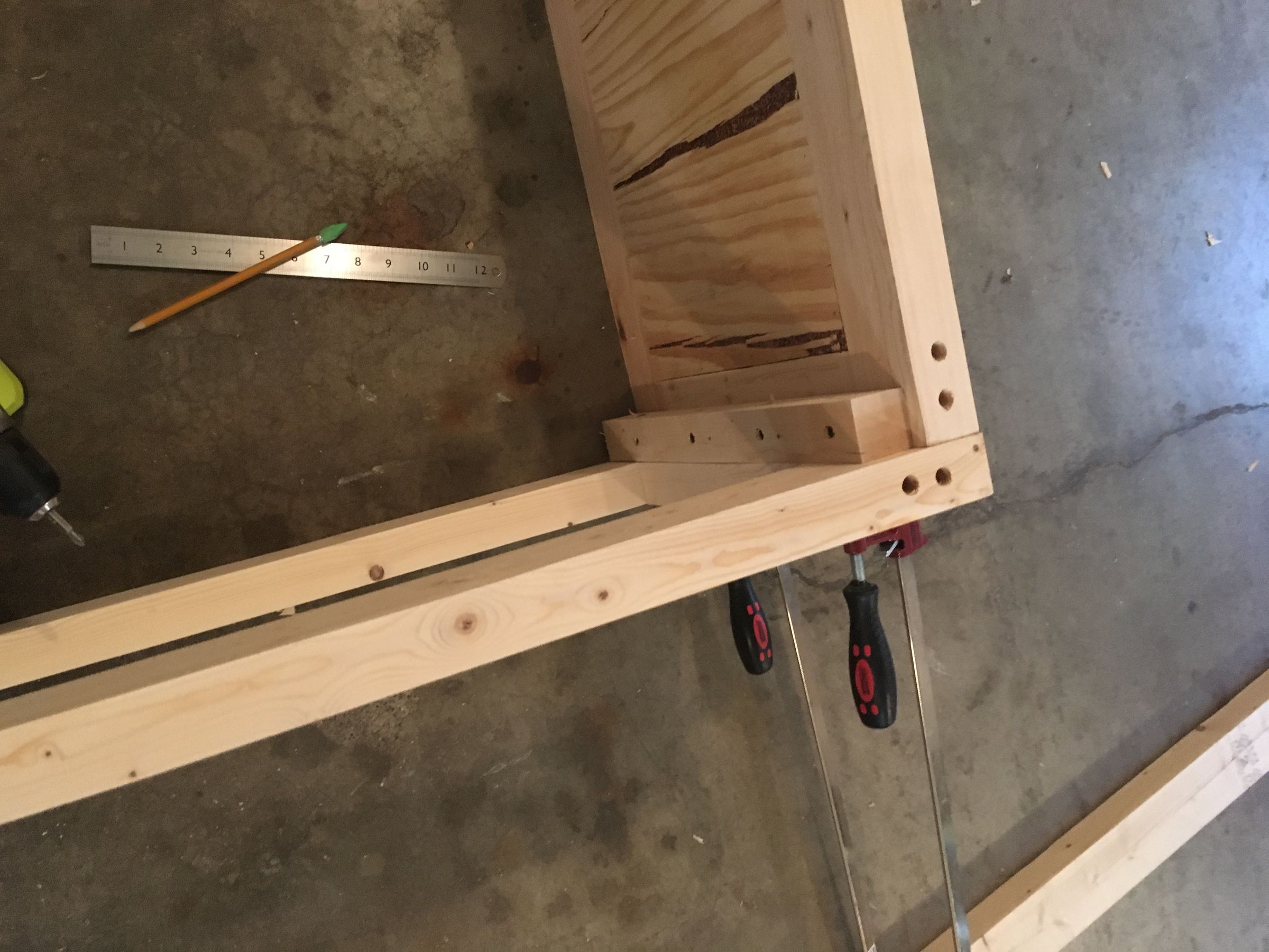 King Platform Bed From 2x4's and Plywood : 19 Steps (with Pictures ...