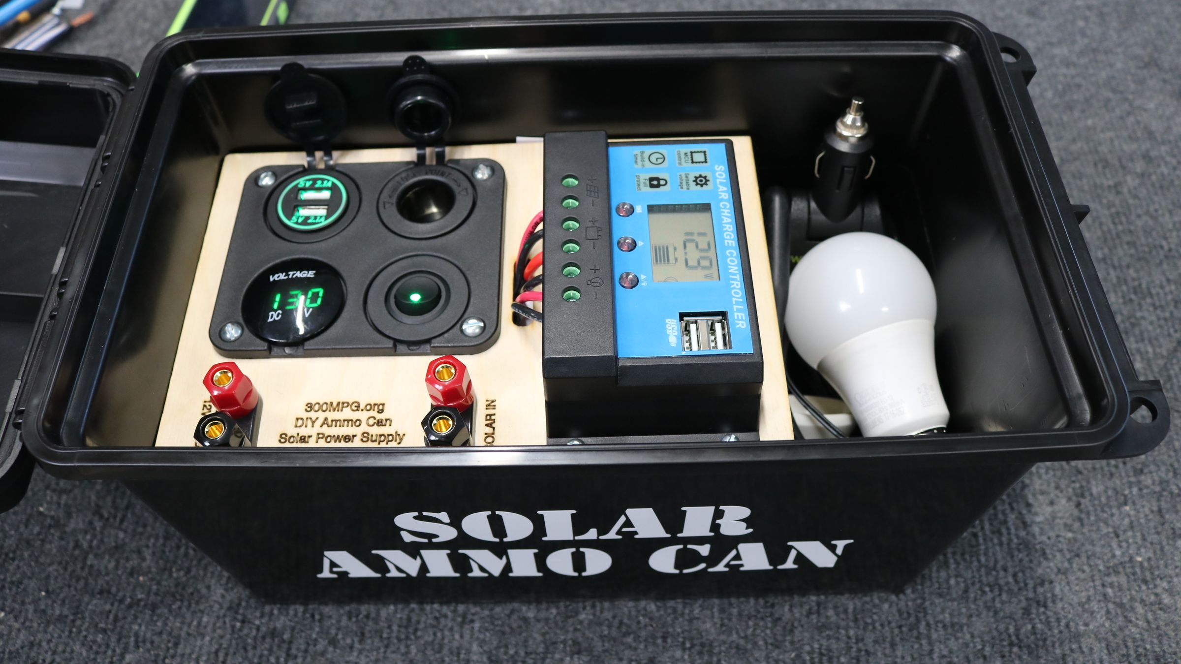 Ammo Can Solar Power Supply : 9 Steps (with Pictures) - Instructables