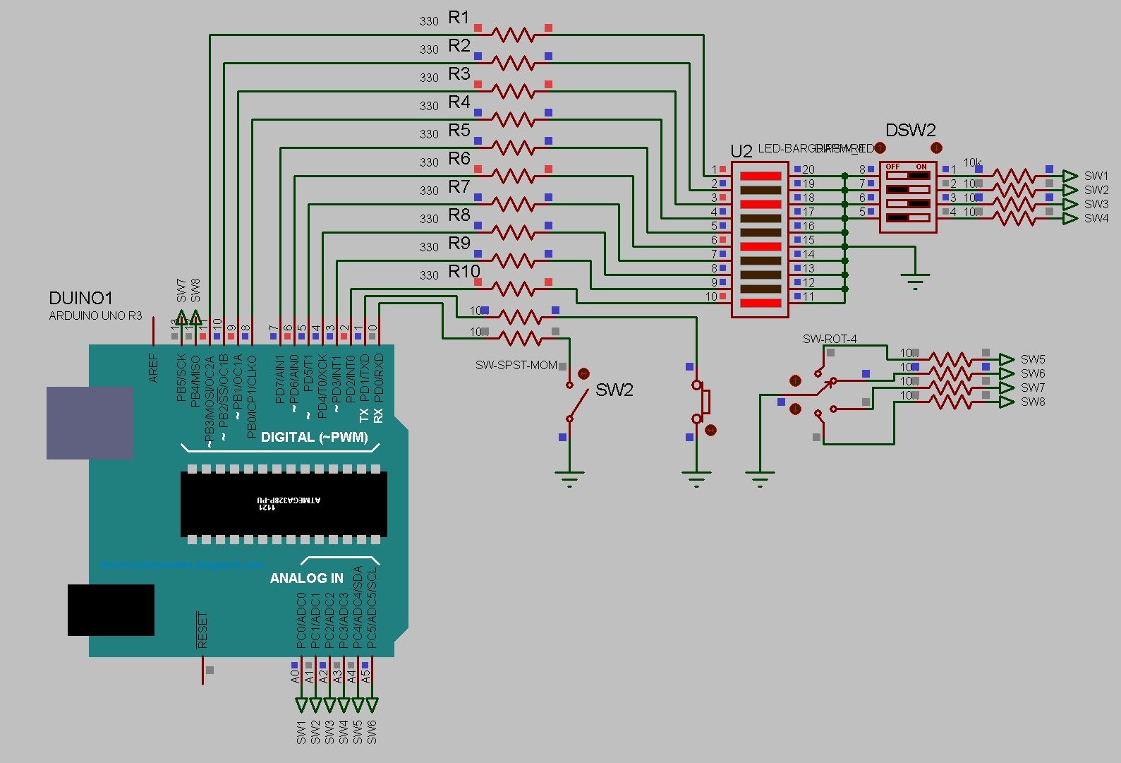 Arduino and DIP, Rotary, Toggle, Push Button Switches - Instructables