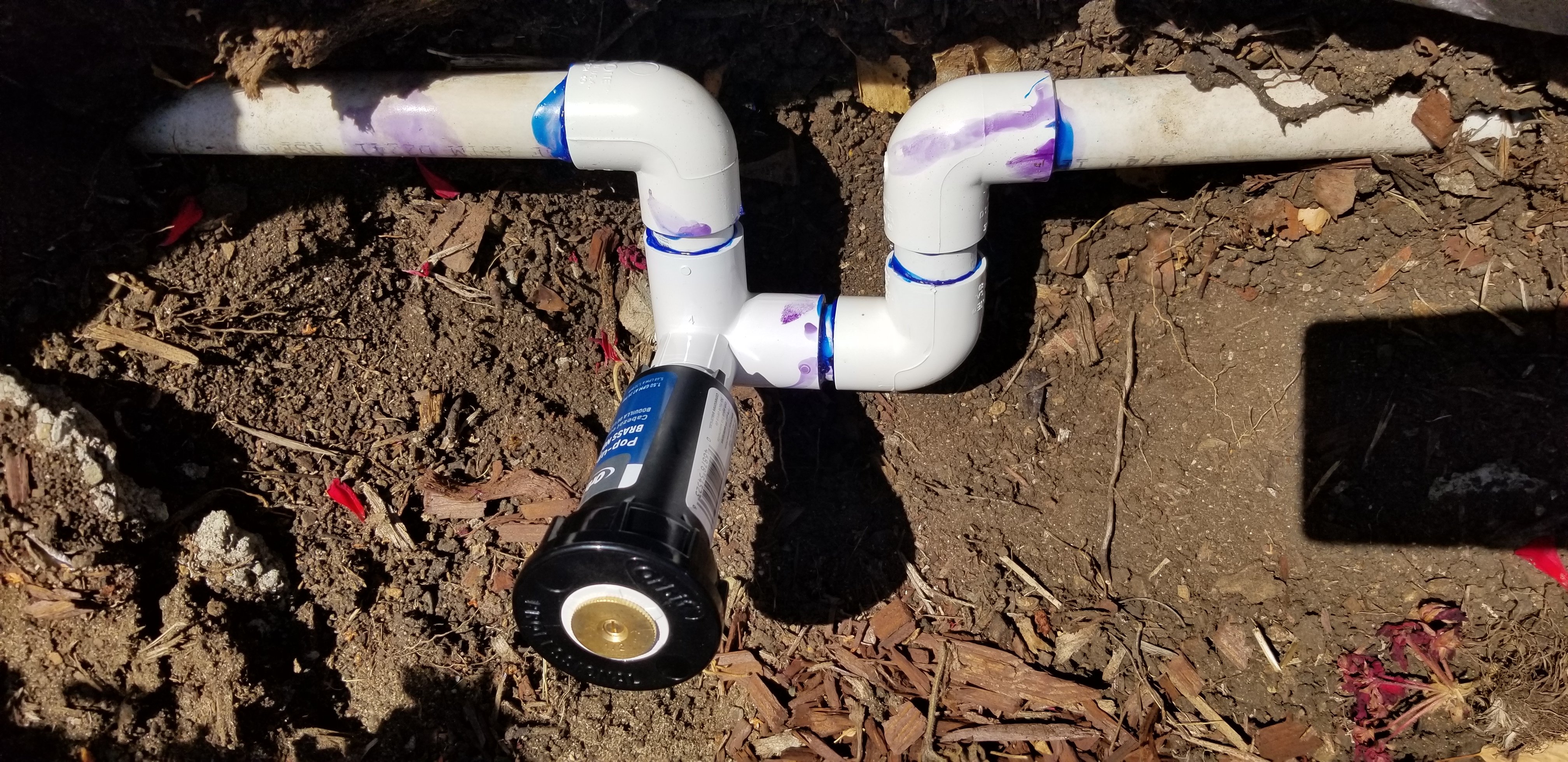 How to Repair Sprinkler PVC Pipe When You Don't Have Much Room. : 5 ...