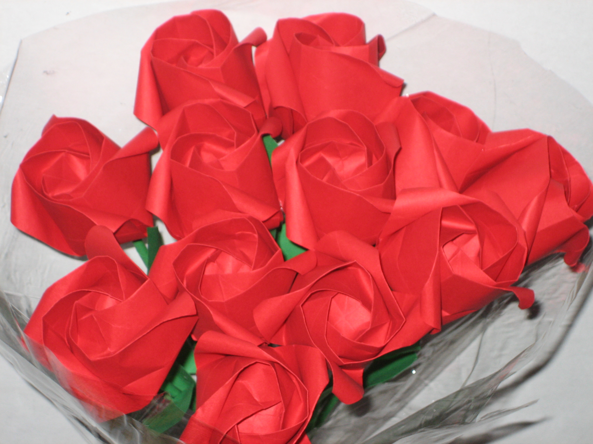 A Dozen Red Origami Roses : 6 Steps (with Pictures) - Instructables