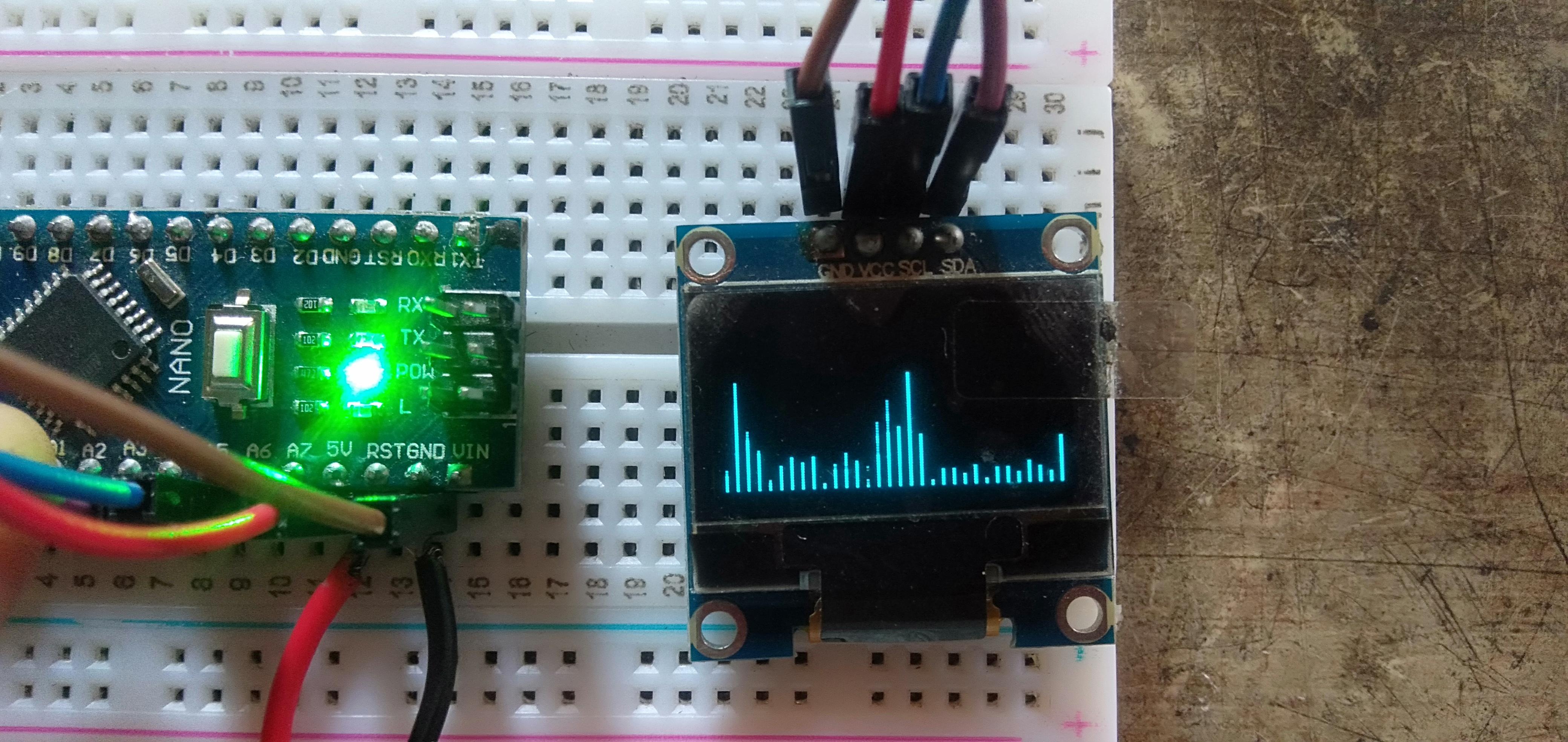 Arduino OLED Spectrum Analyzer : 6 Steps (with Pictures) - Instructables