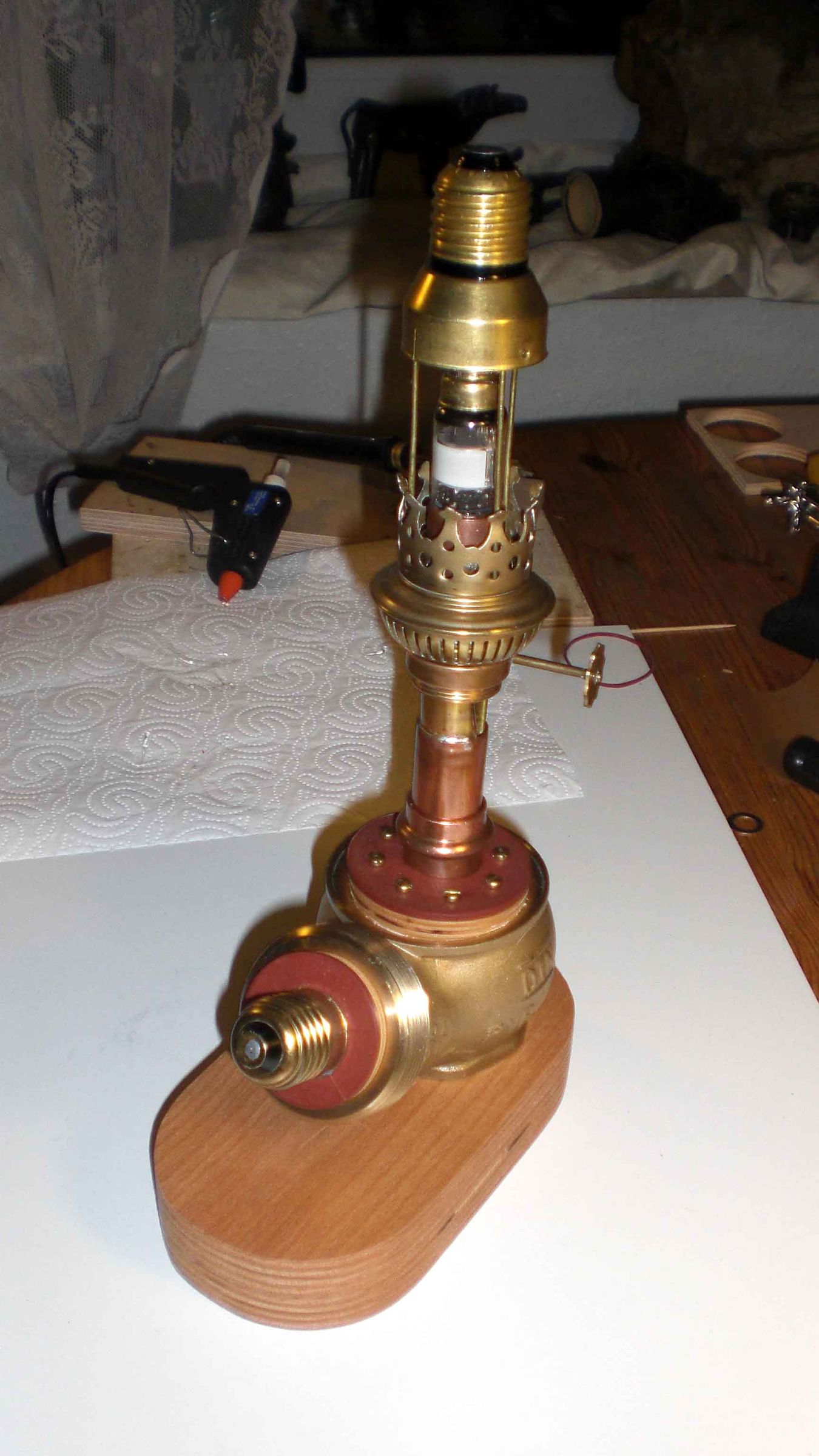 Steampunked Magic Eye Winker Powered by Batteries and USB-connected ...