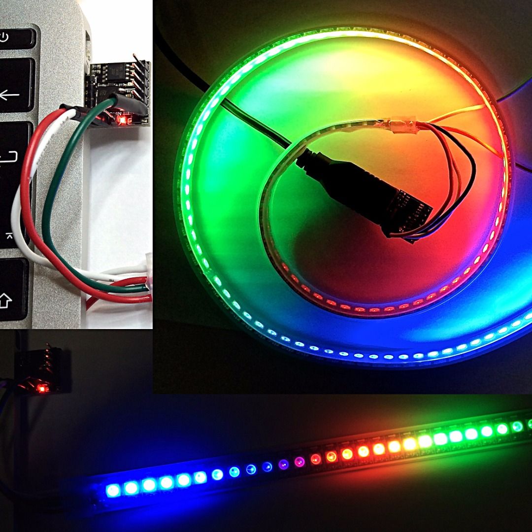 USB NeoPixel Deco Lights (via Digispark / ATtiny85) : 5 Steps ...