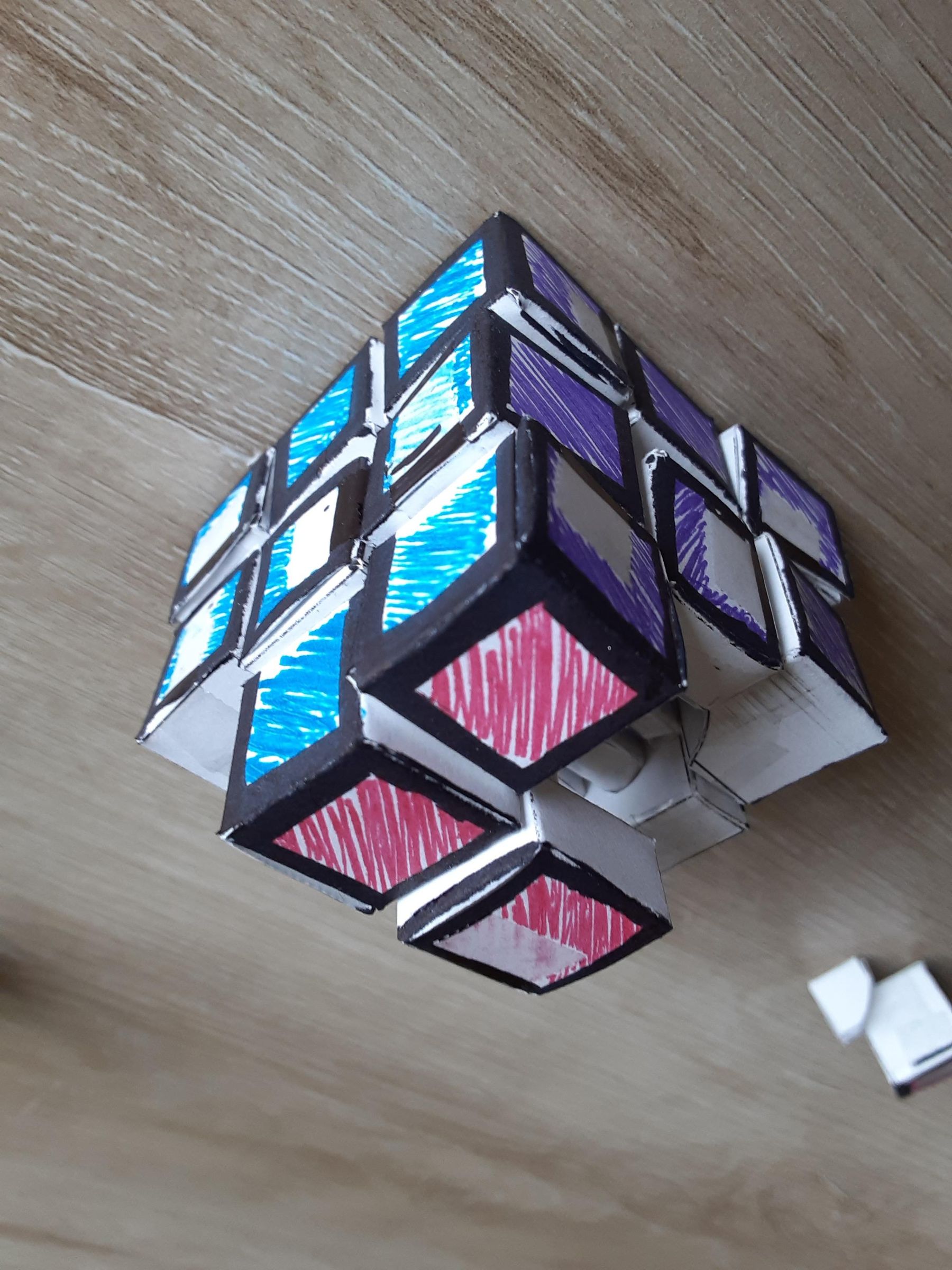 Fully Paper Rubik's Cube! : 3 Steps (with Pictures) - Instructables