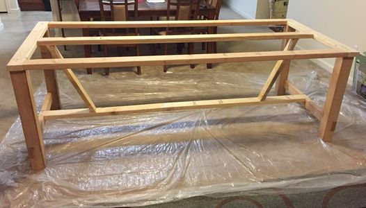 DIY Farmhouse Dining Table : 9 Steps (with Pictures) - Instructables