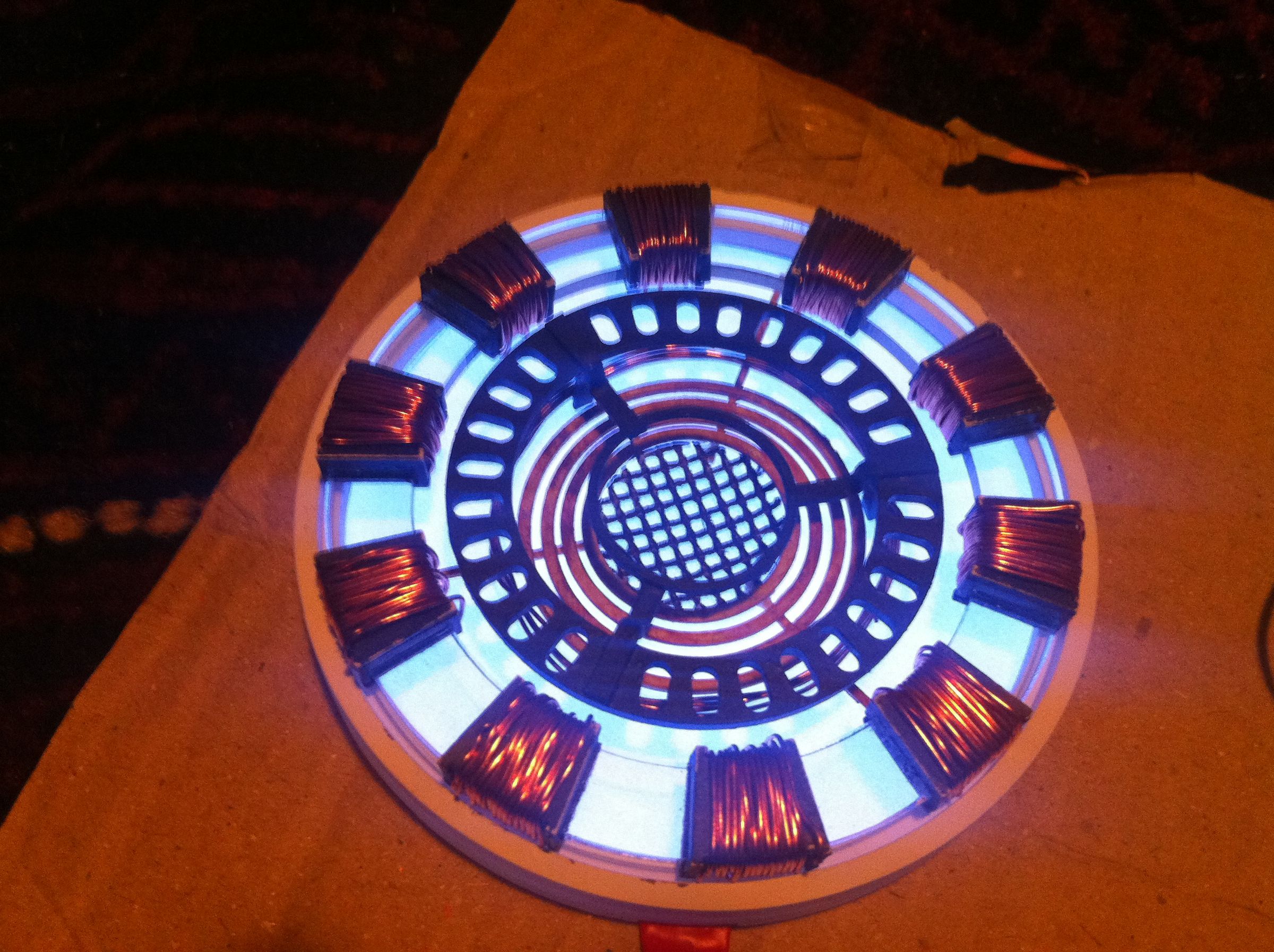 How to Build Iron Mans Arc Reactor. : 11 Steps (with Pictures ...