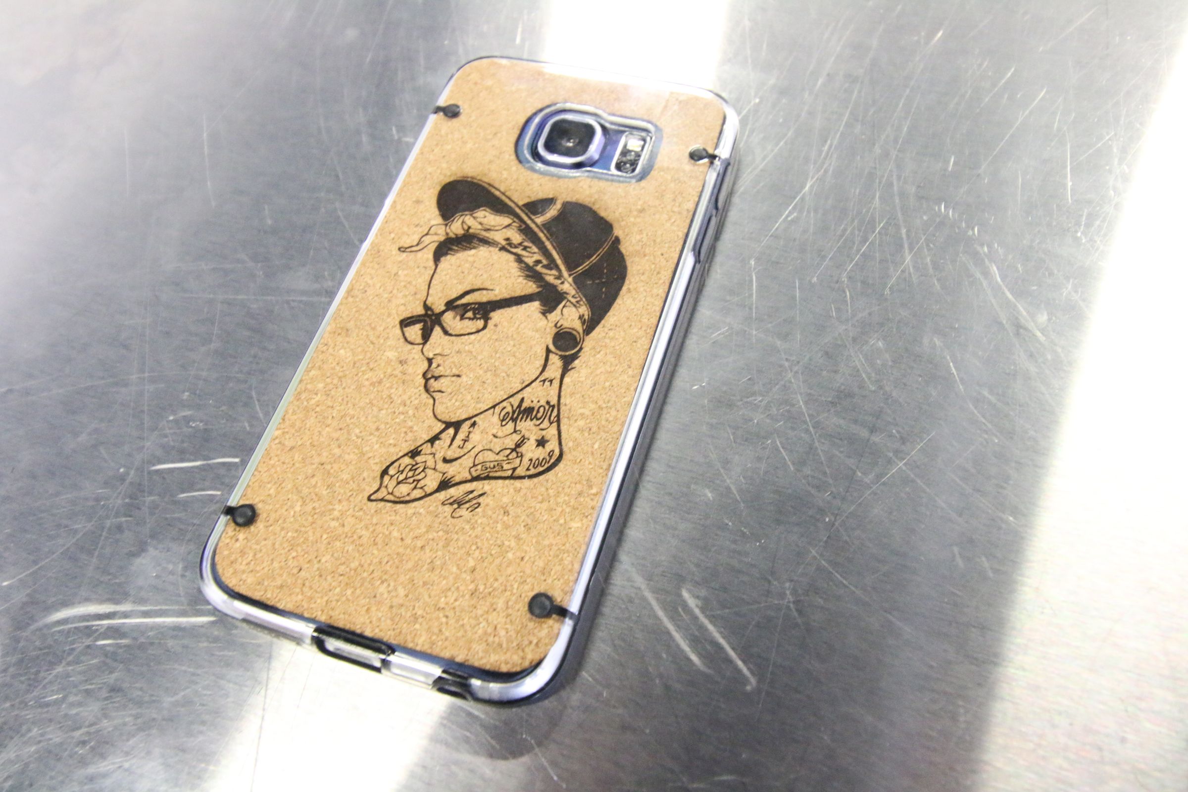 Laser Engraved Cork Cell Phone Covers : 6 Steps (with Pictures ...